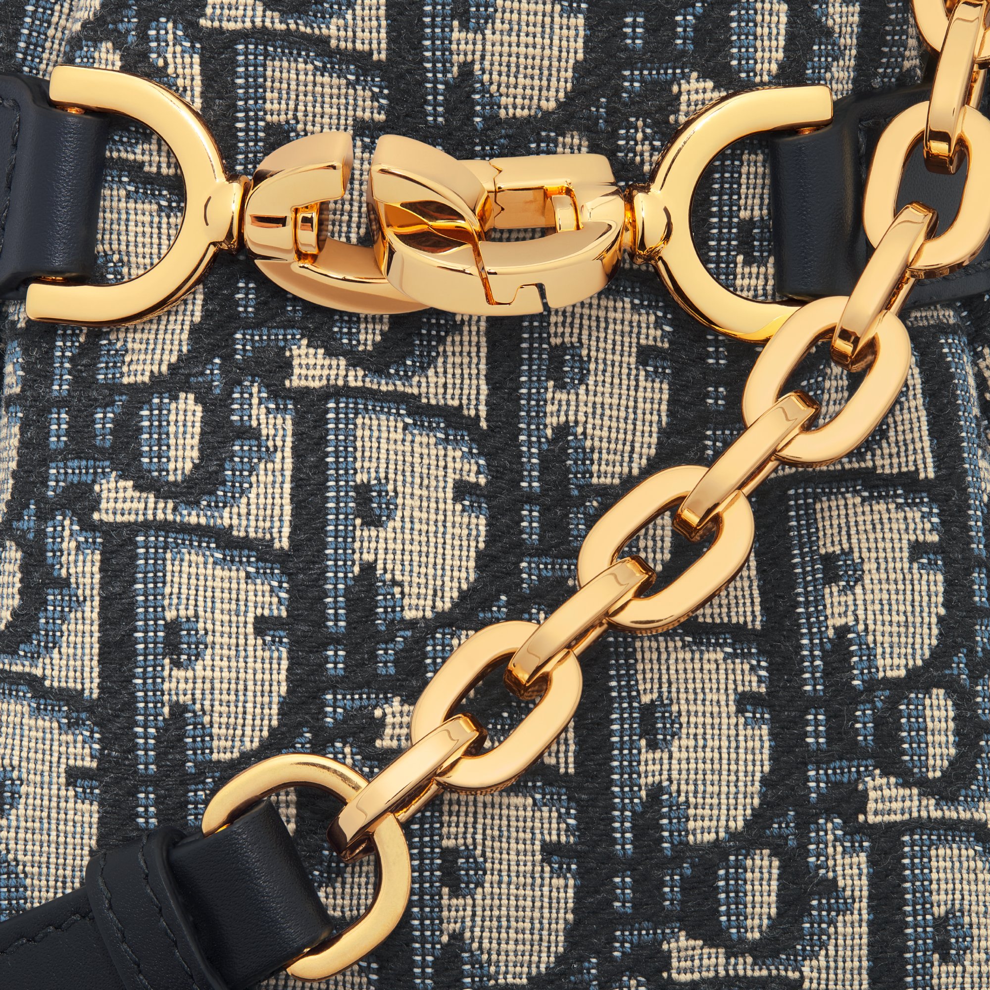 Small C'est Dior Bag Blue Dior Oblique Jacquard | DIOR