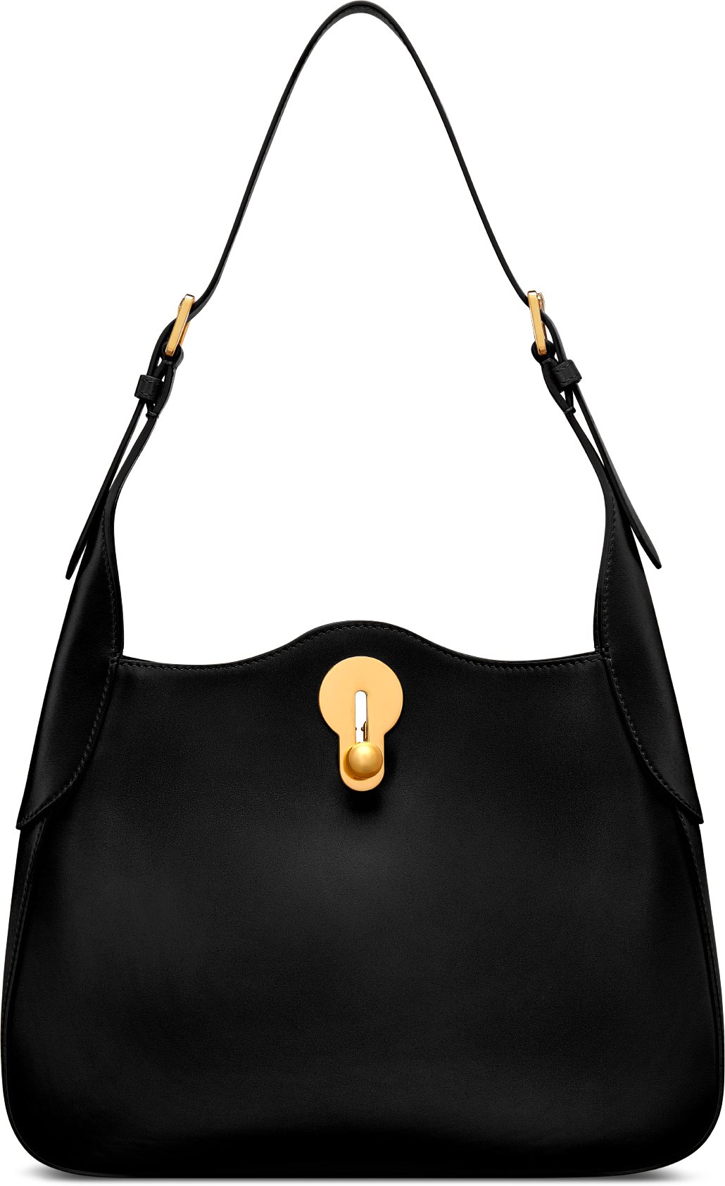 Large Dior Tribales Hobo Bag Black Calfskin | DIOR