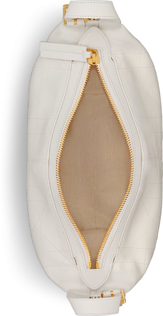 Small D-Journey Bag in Vintage Smooth Calfskin Latte Flat Macrocannage ...