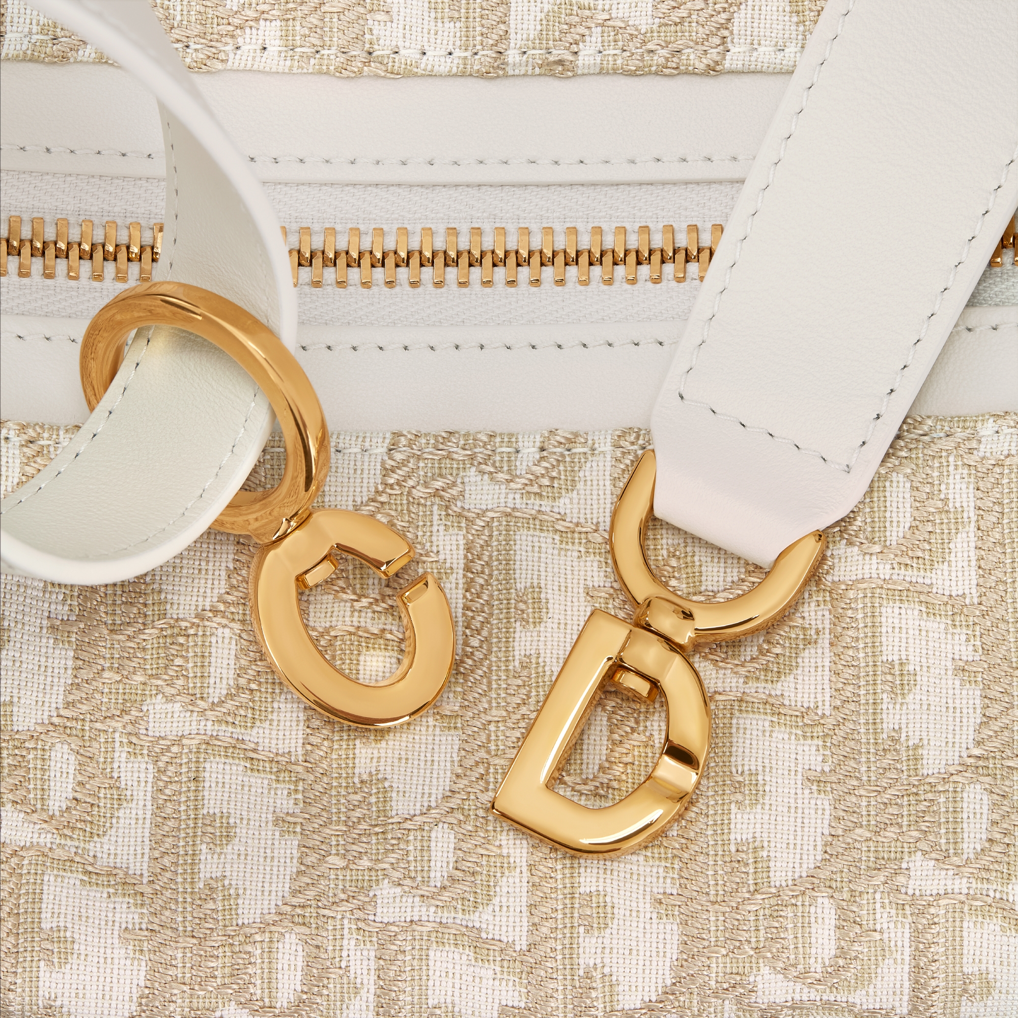 Small D-Journey Bag Gold-Tone Dior Oblique Jacquard | DIOR