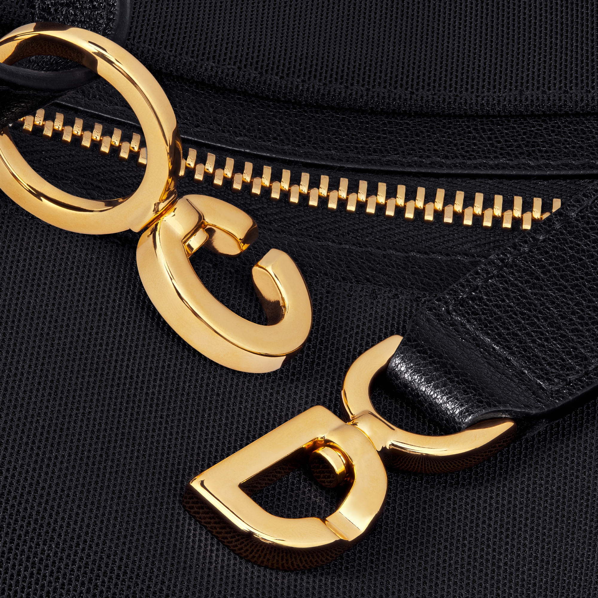 Medium D-Journey Bag Black Technical Fabric with White Dior Graphique ...