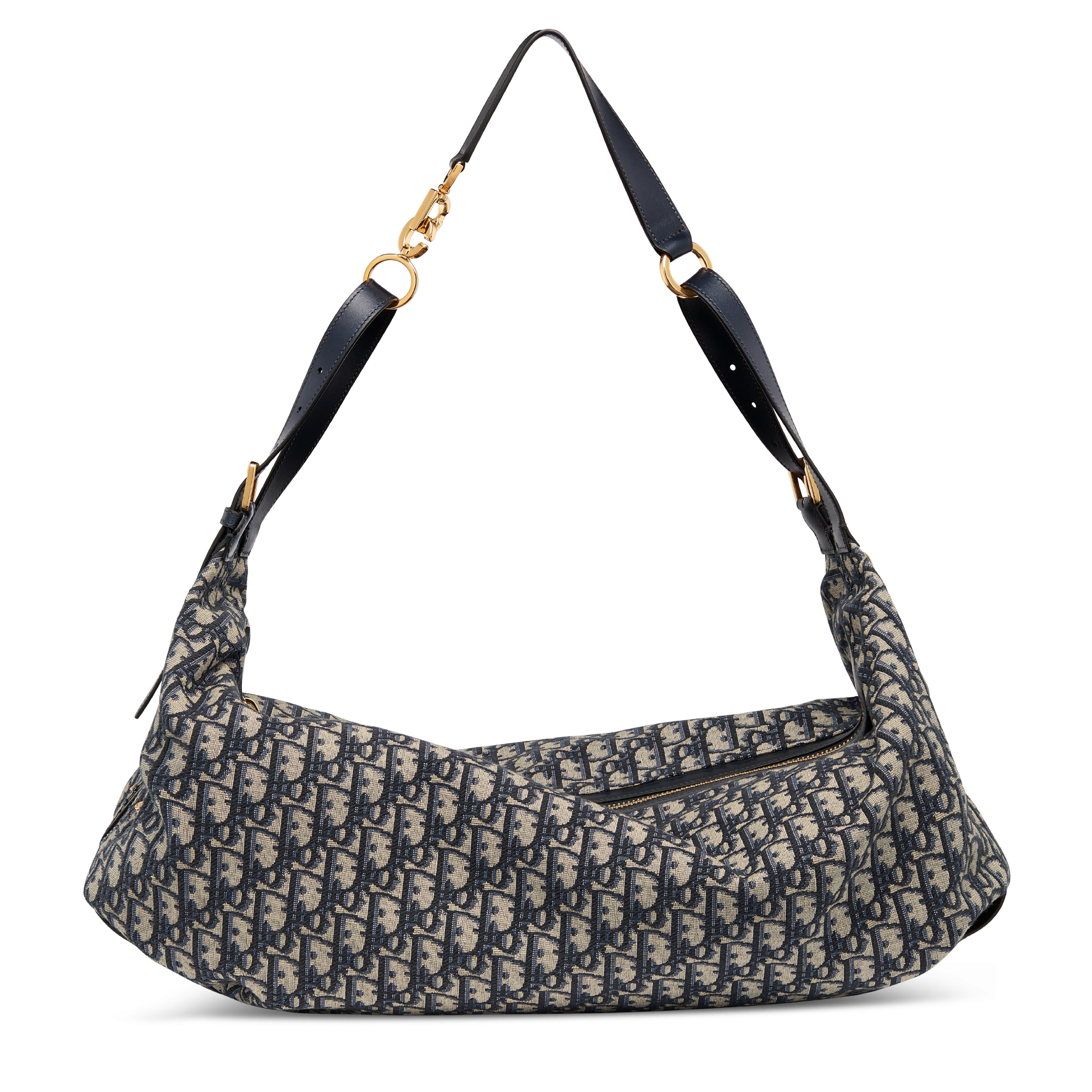Grote D-Journey-tas Blauwe Dior Oblique-jacquard | DIOR