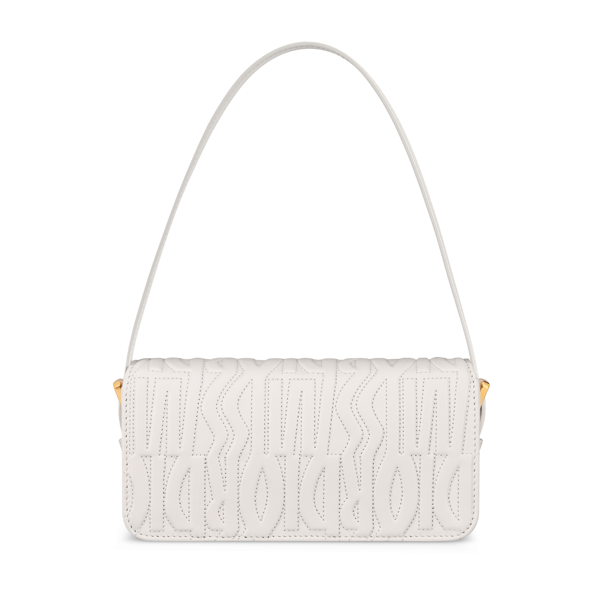 Miss Dior Flap Bag Latte Quilted Miss Dior Allover Calfskin | DIOR