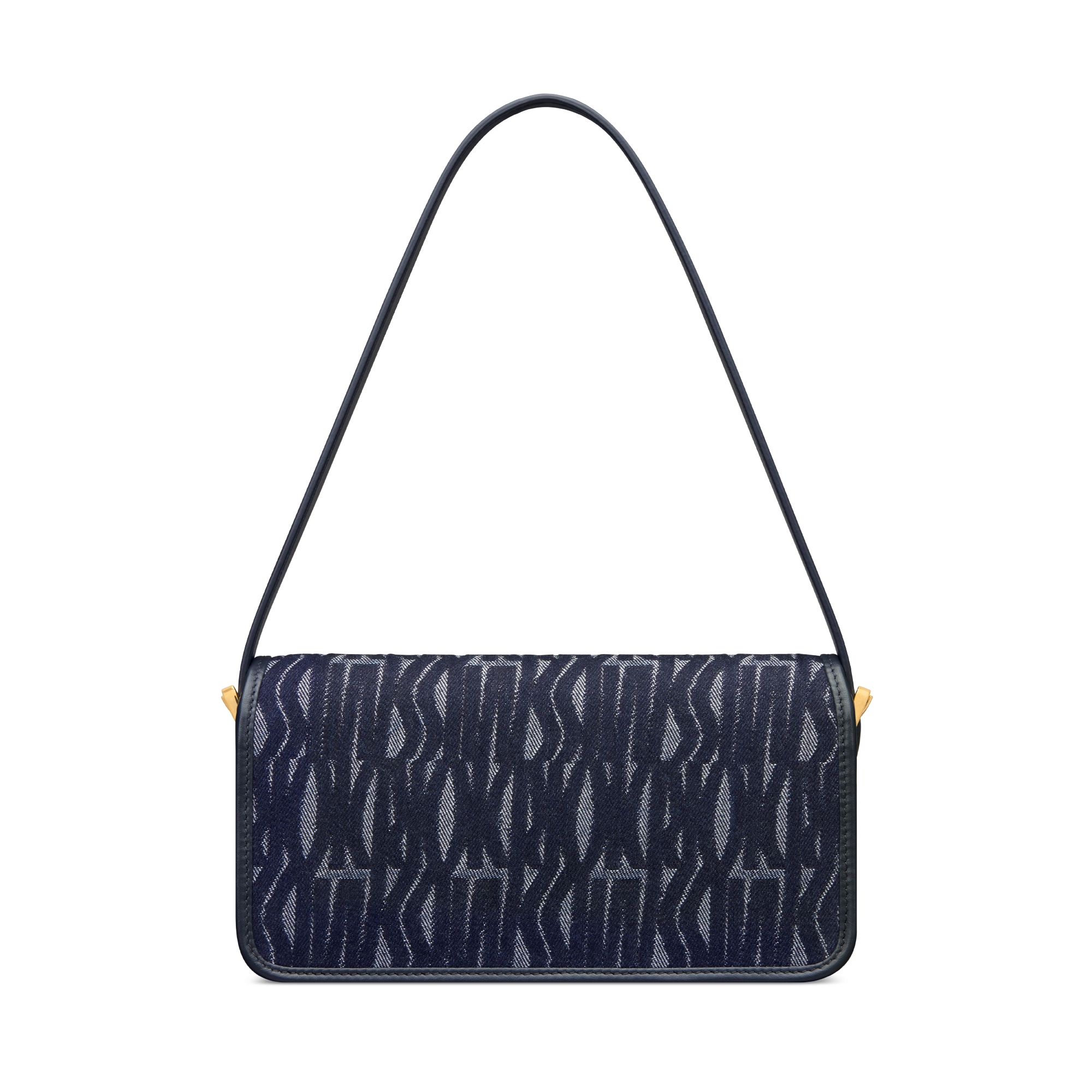 Miss Dior Flap Bag Blue Miss Dior Allover Denim | DIOR