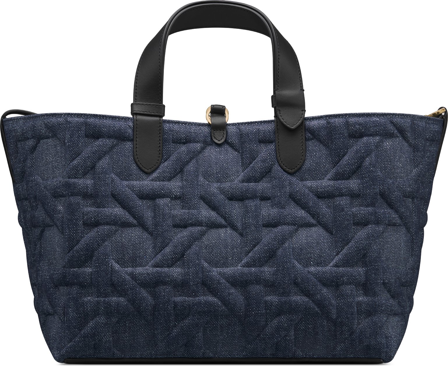 Medium Dior Toujours Bag Blue Graphic Cannage Denim | DIOR