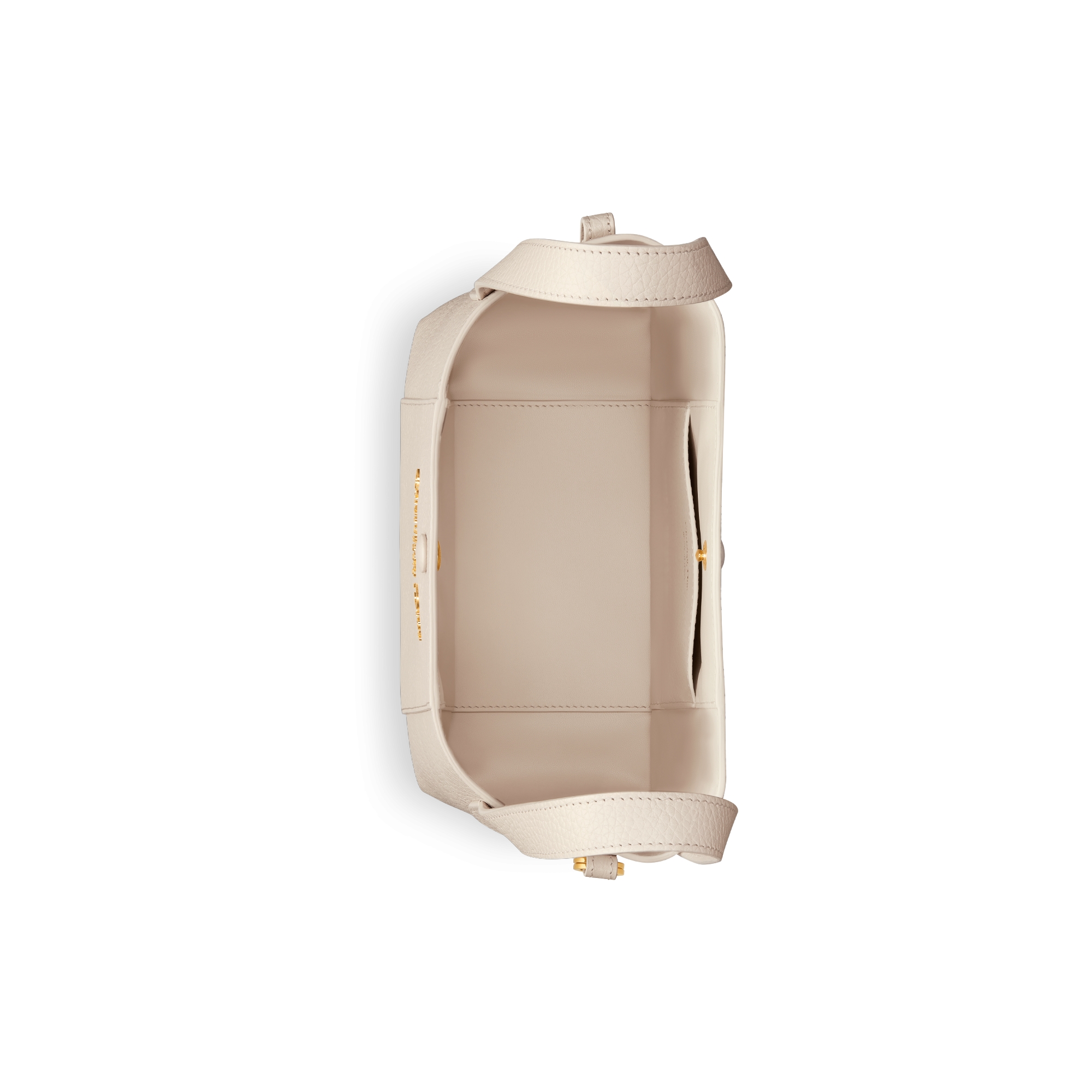 Small Signature Bucket Bag Light Biscuit Grained Calfskin | DIOR