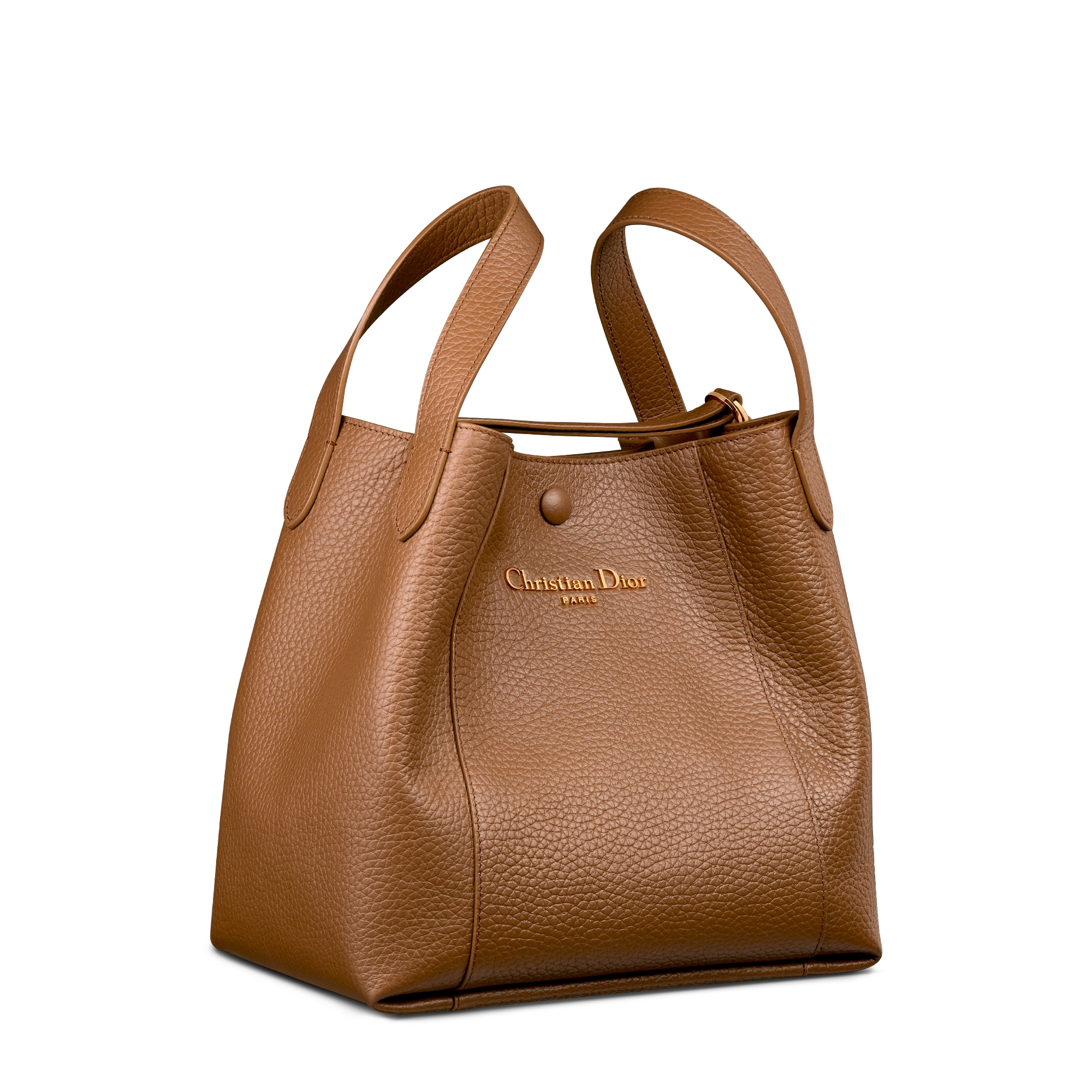 Borsa a secchiello media Signature Pelle di vitello granulata color ...