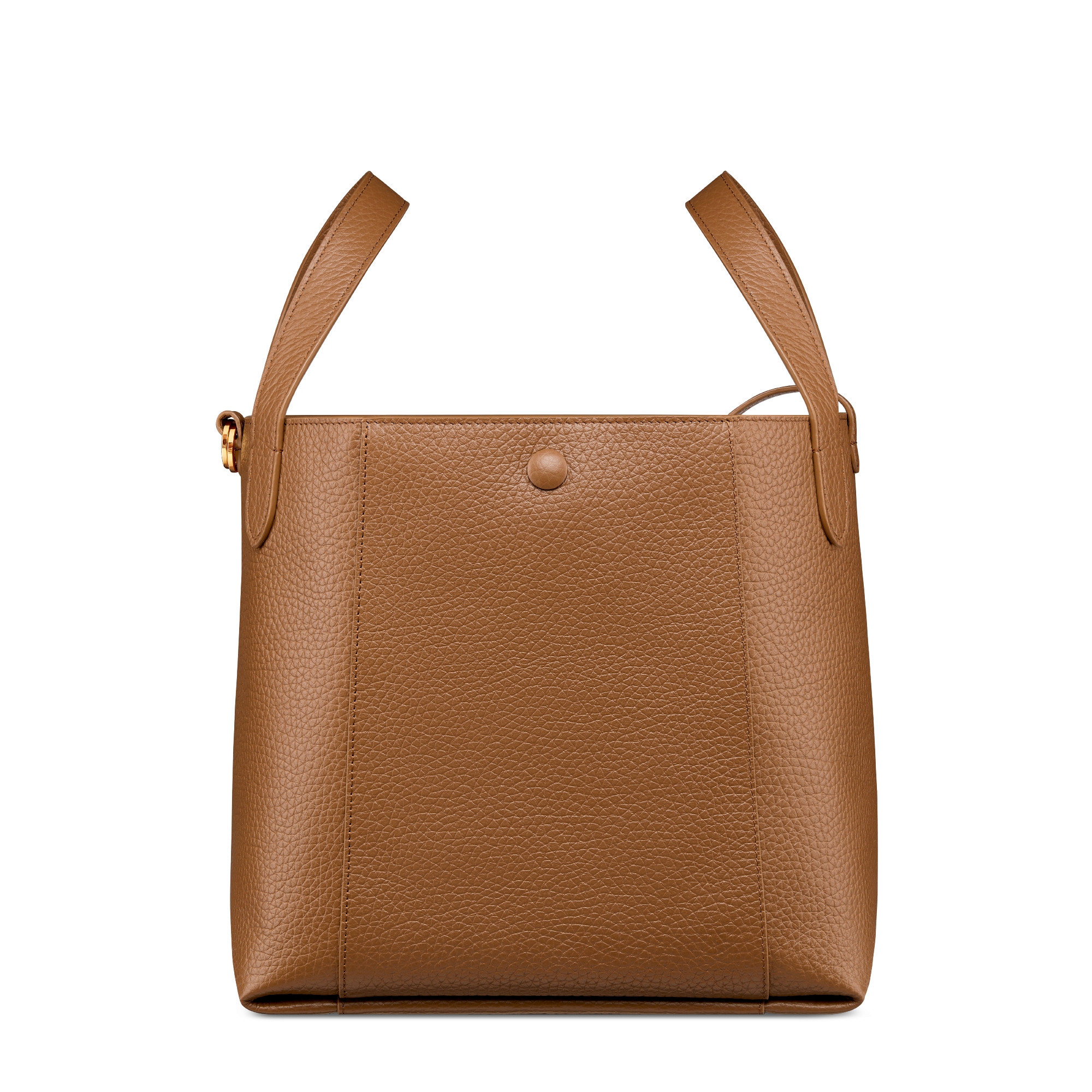 Medium Signature Bucket Bag Camel Grained Calfskin | DIOR