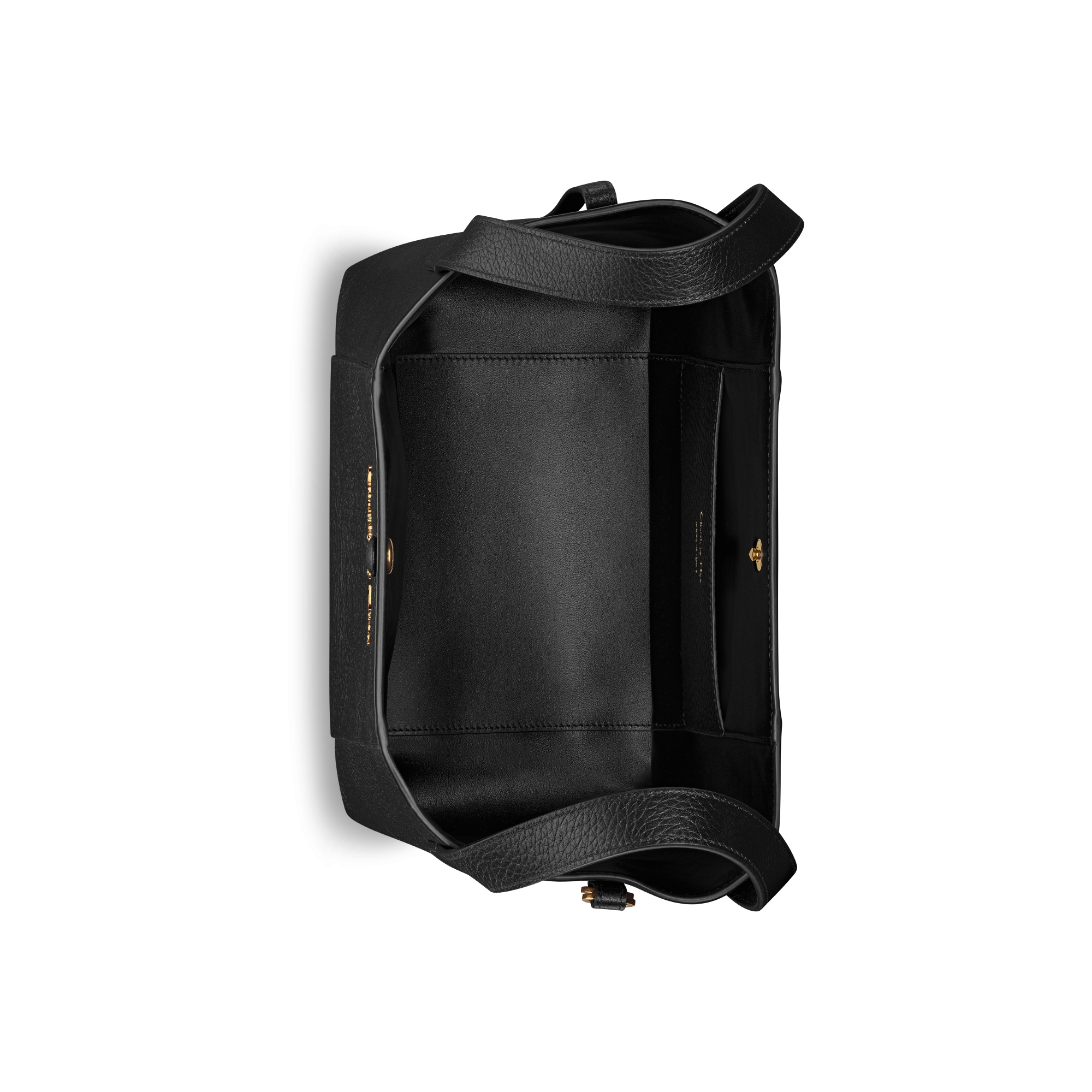 Medium Signature Bucket Bag Black Grained Calfskin | DIOR