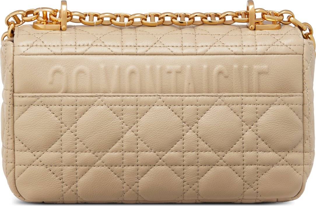 Kleine Dior Caro-tas Soepel touwkleurig kalfsleer met Cannage-motief | DIOR