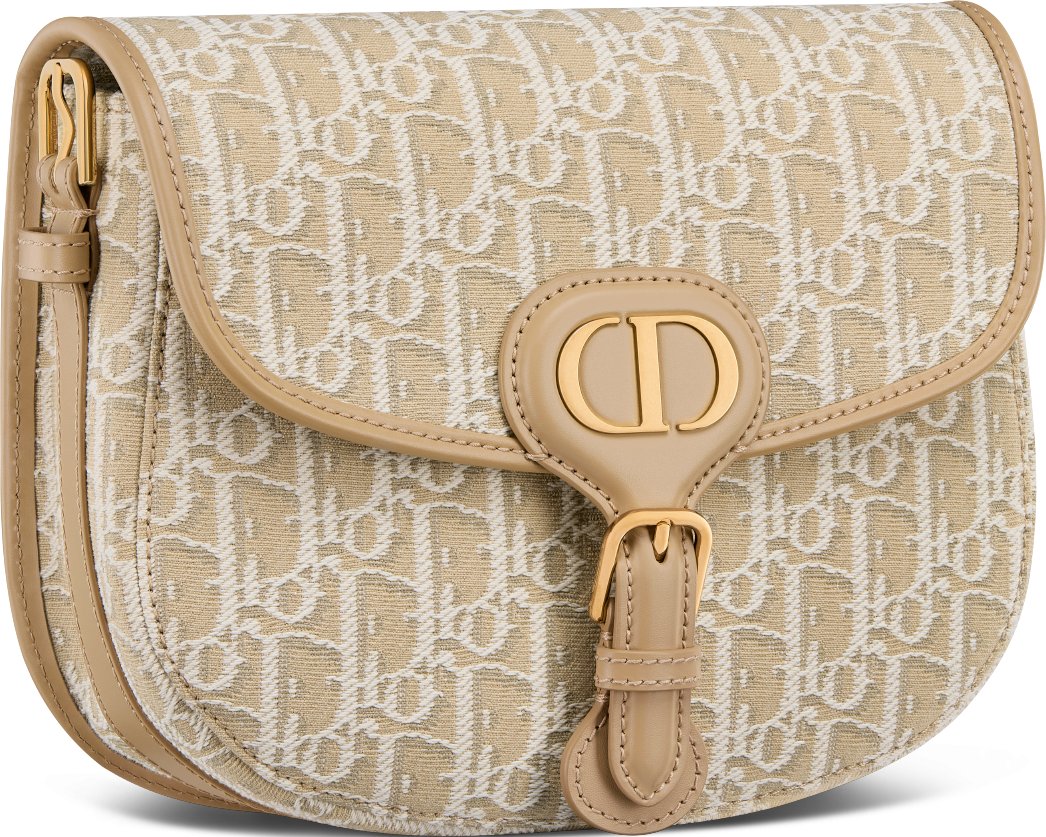 Medium Dior Bobby Bag Natural Dior Oblique Jacquard | DIOR