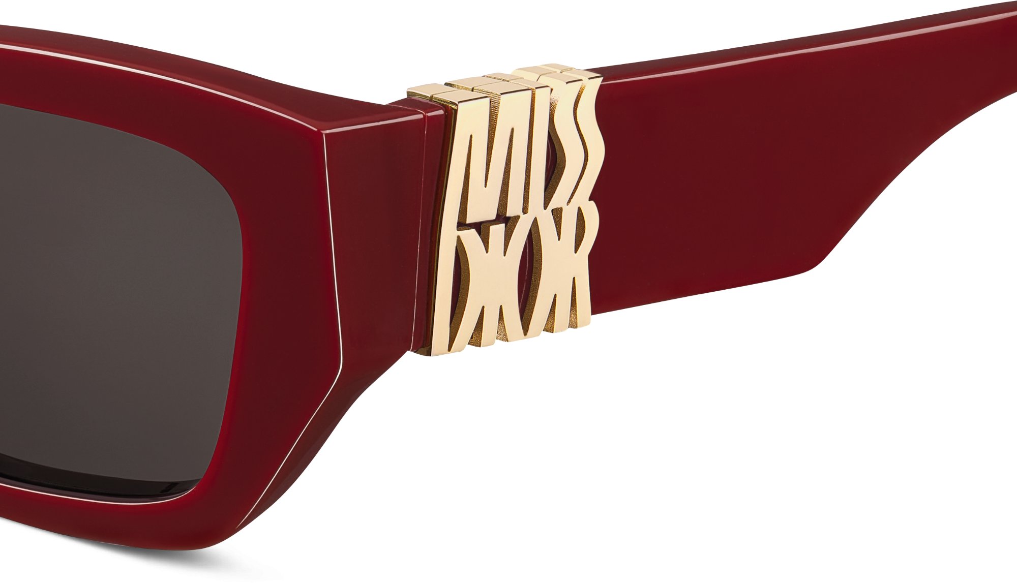 MissDior S1F 酒紅色長方形太陽眼鏡 | DIOR