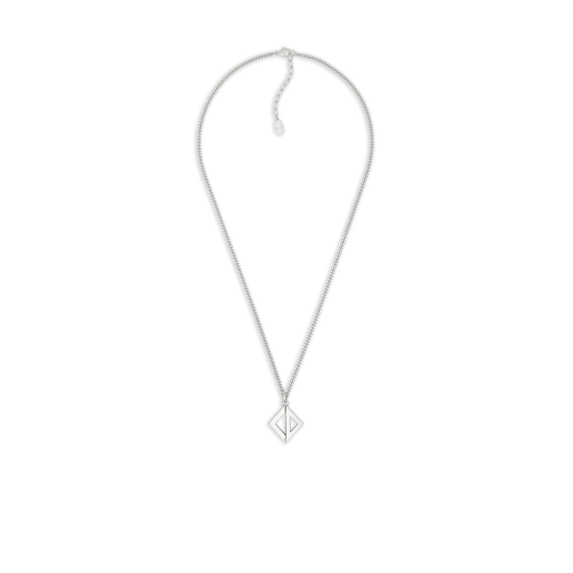 สร้อยคอพร้อมจี้ CD Diamond ทำจากเงิน | DIOR