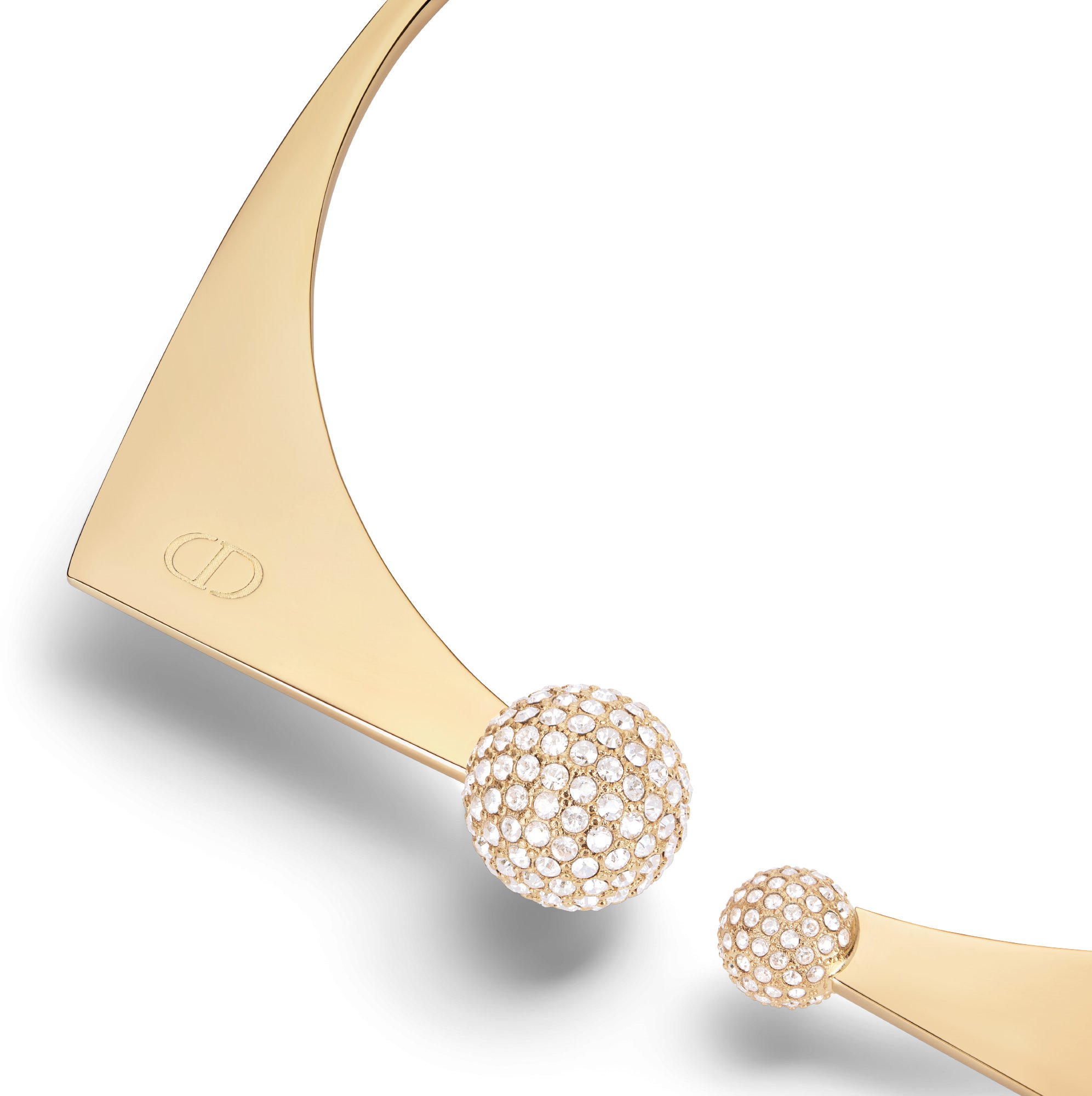 Collier Dior Tribales New Look Métal finition dorée et cristaux ...