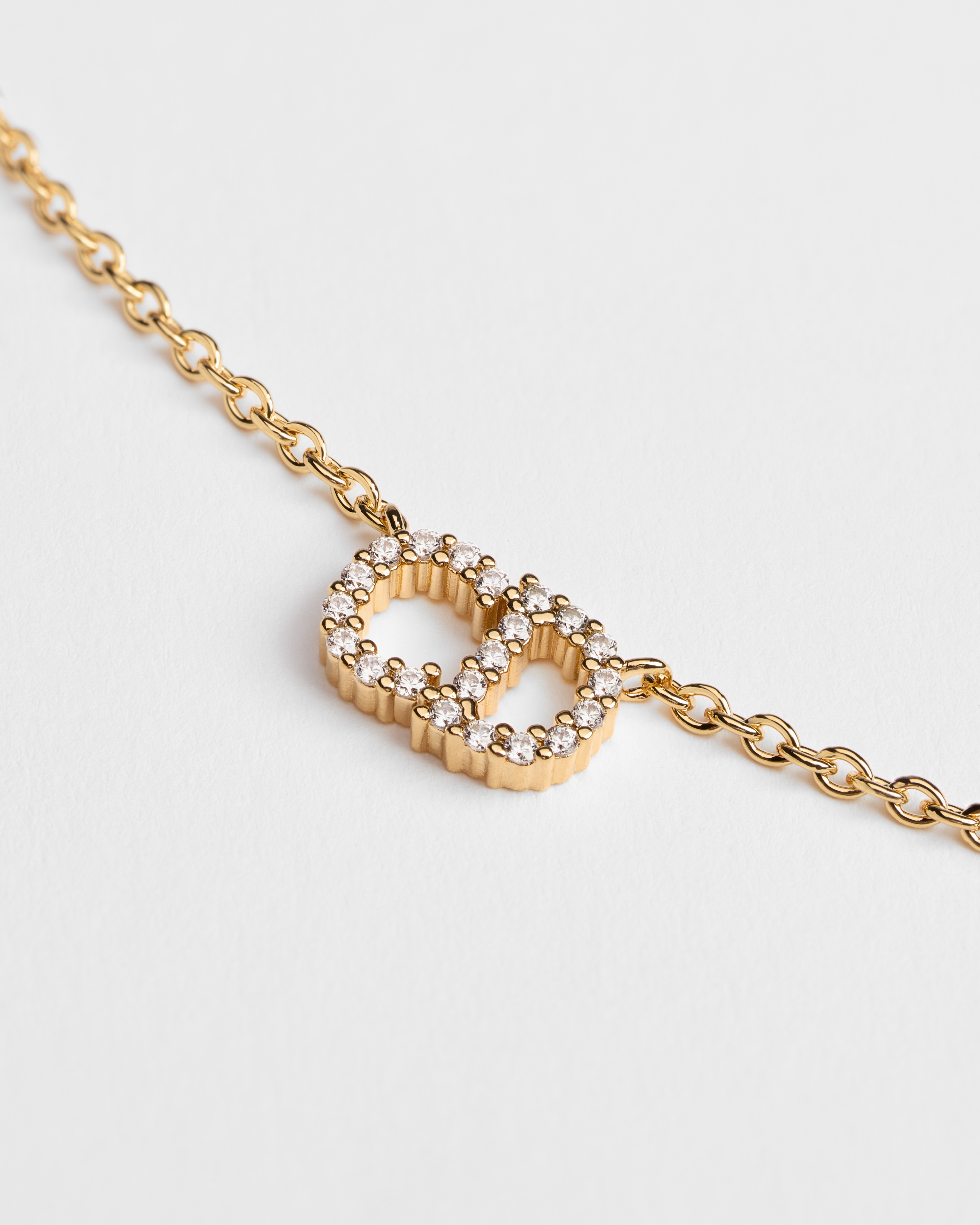 Clair D Lune Necklace Gold-Finish Metal and Sparkling Crystals | DIOR