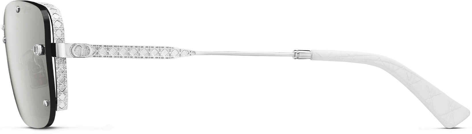 NeoDior S4U Silver Mirrored Rectangular Sunglasses | DIOR