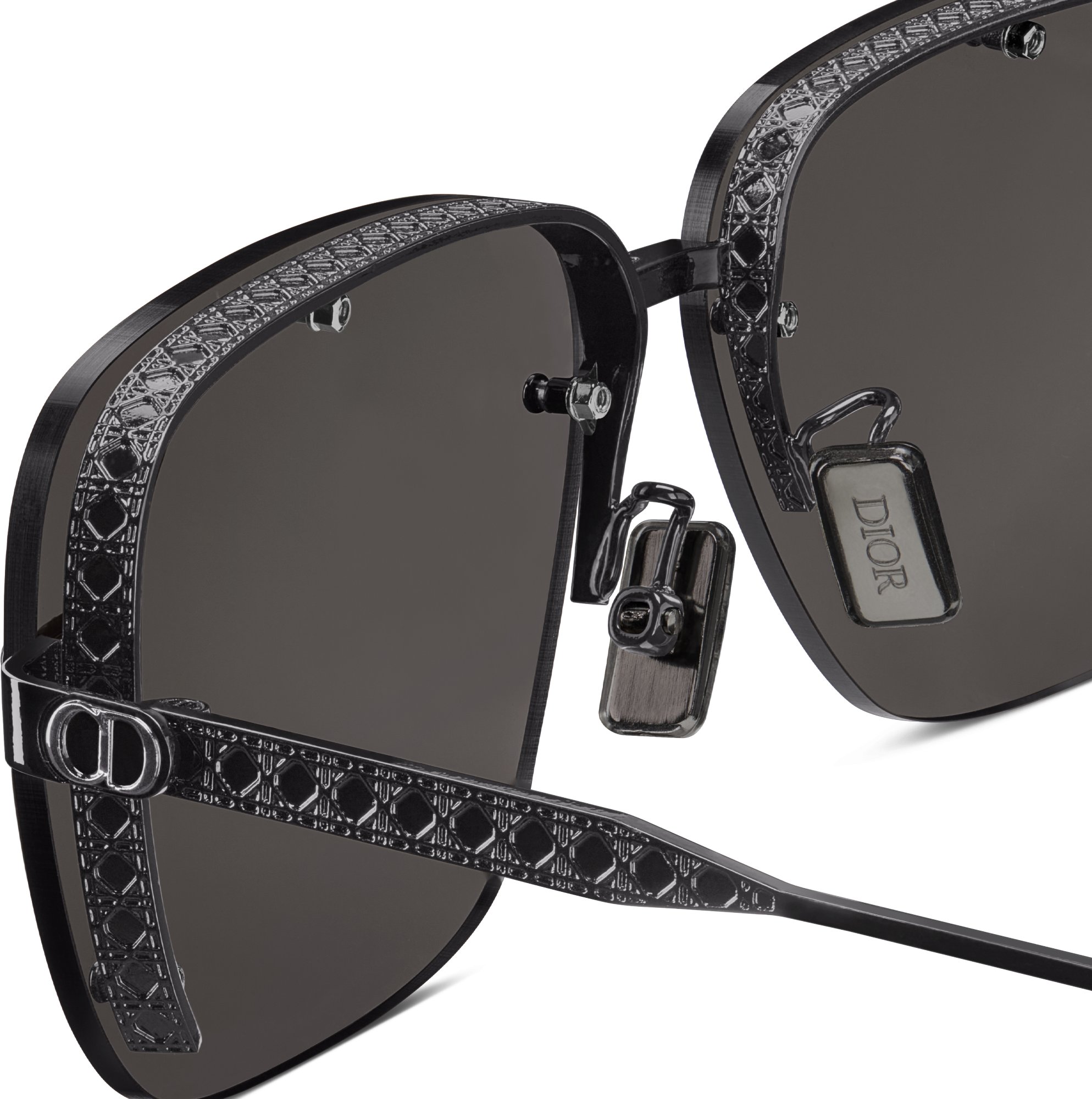 NeoDior S4U Gray Rectangular Sunglasses | DIOR