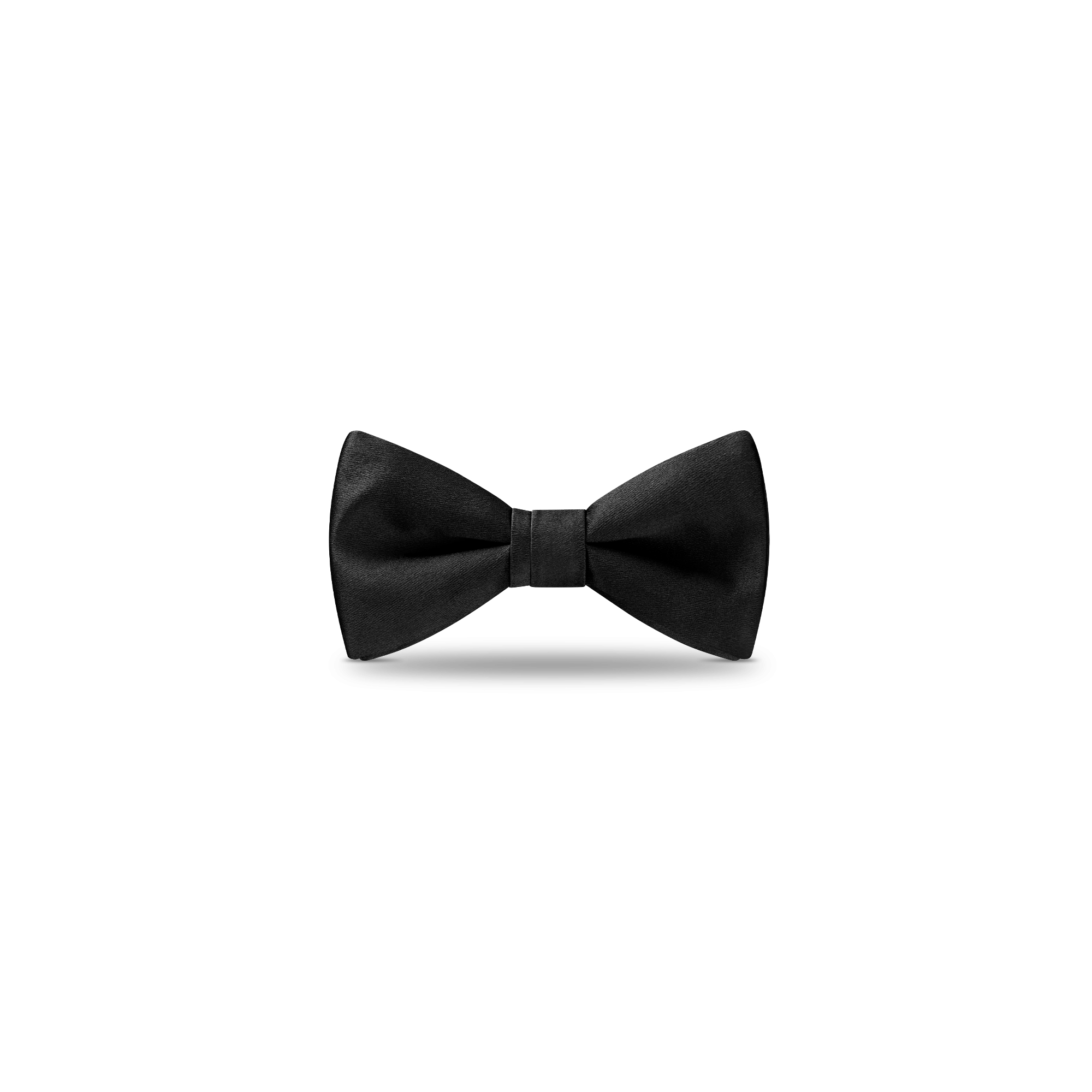 Straight Edge Bow Tie Navy Blue Silk Satin | DIOR