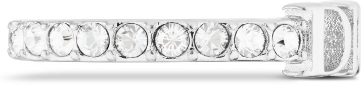 Dio(r)evolution Ring Silver-Finish Metal and White Crystals | DIOR