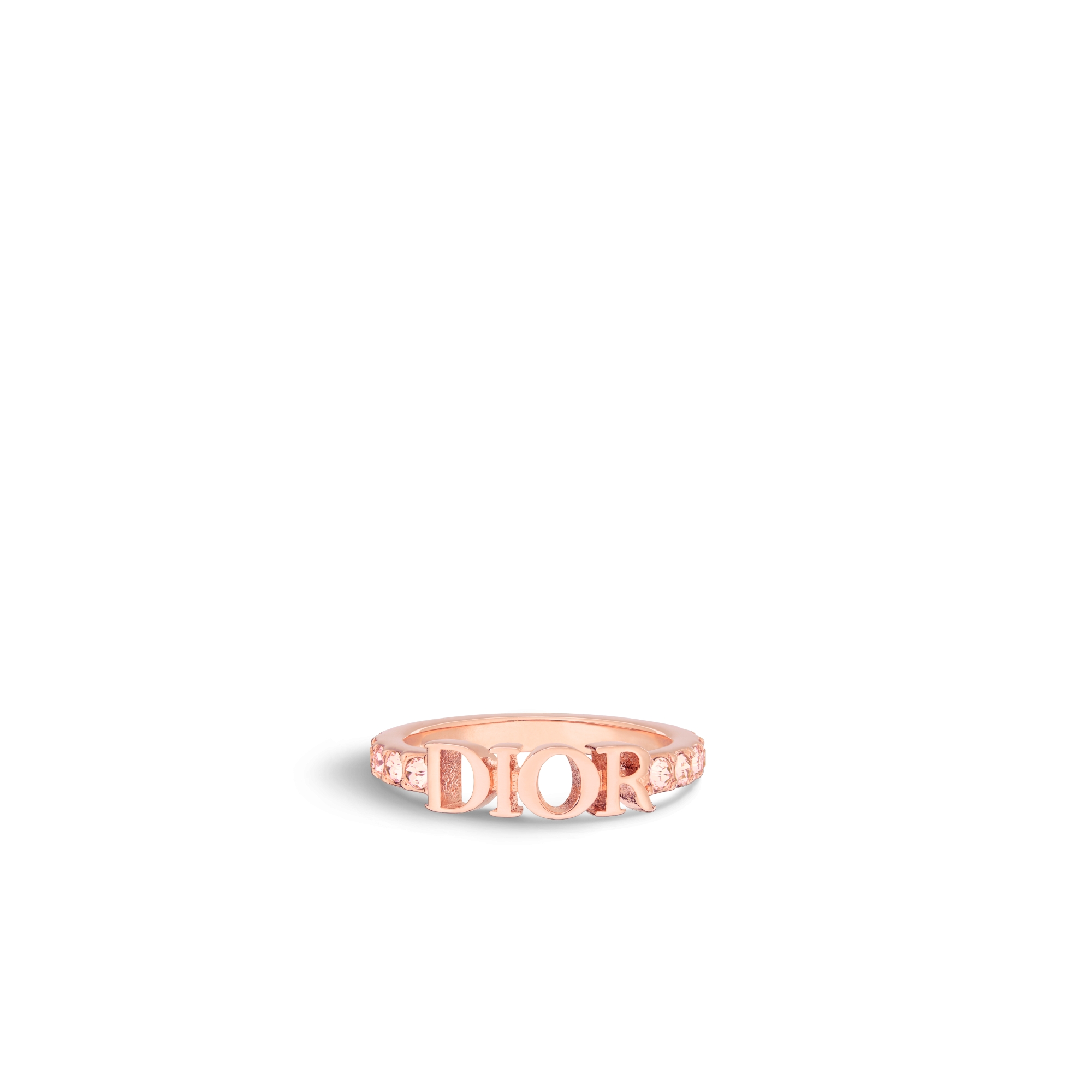 Dio(r)evolution Ring Pink-Finish Metal and Pink Crystals | DIOR