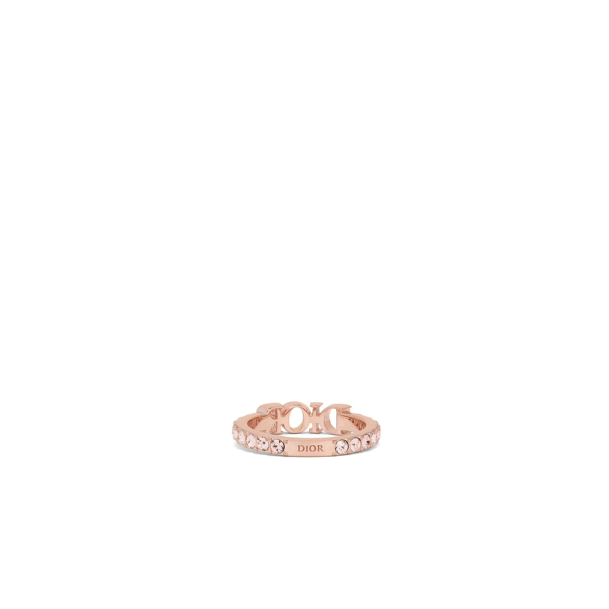Dio(r)evolution Ring Pink-Finish Metal and Pink Crystals | DIOR