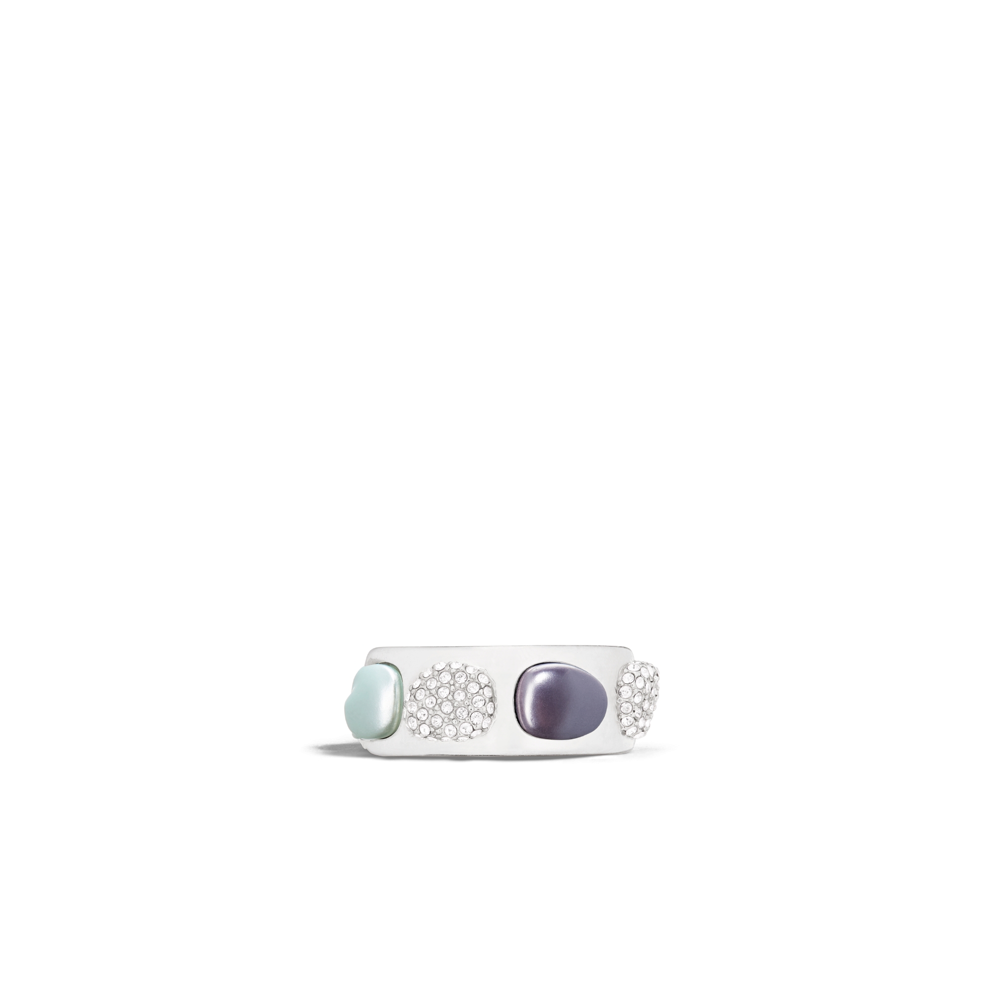 DIOR AND LEWIS HAMILTON Ring Silver with Multicolor Lacquered Metal and ...