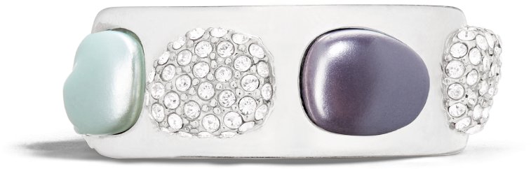 DIOR AND LEWIS HAMILTON Ring Silver with Multicolor Lacquered Metal and ...