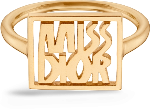 Miss Dior Ring Gold-Finish Metal | DIOR