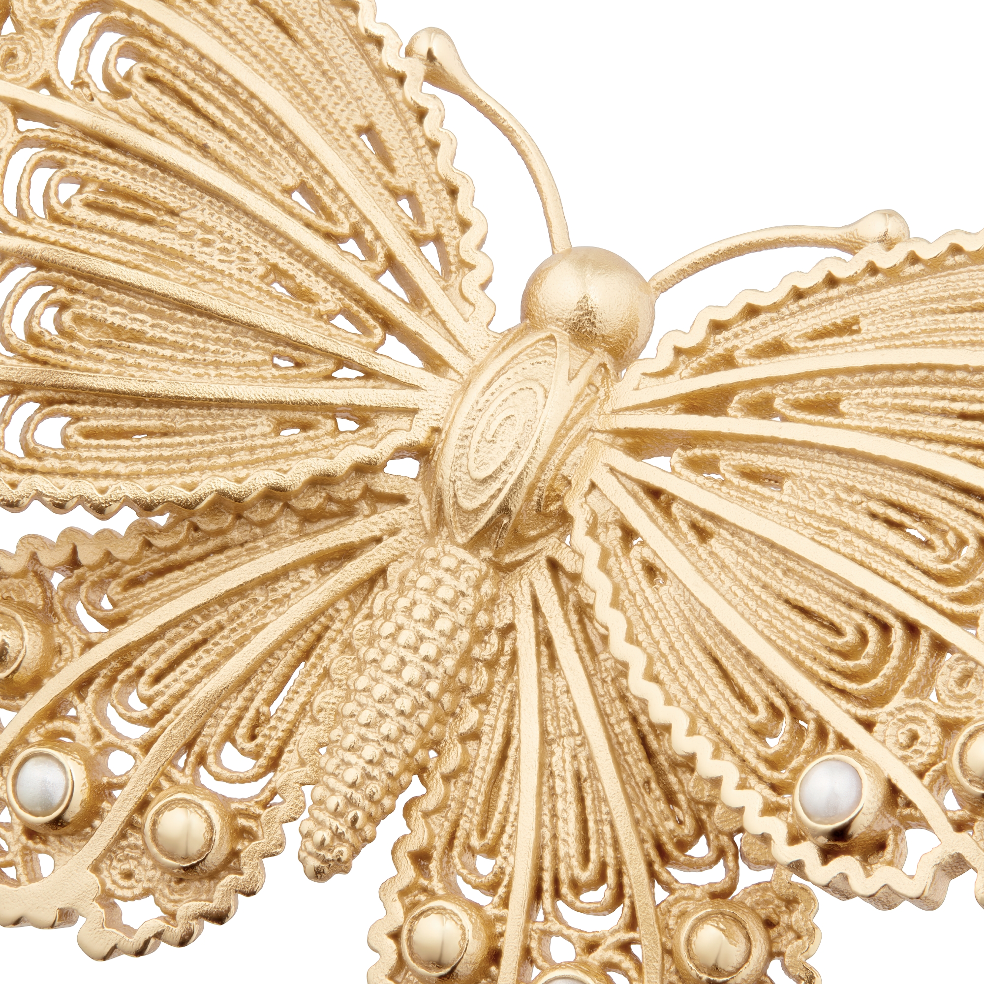 Dior Cabinet de Curiosités Ring Gold-Finish Metal and White Resin ...