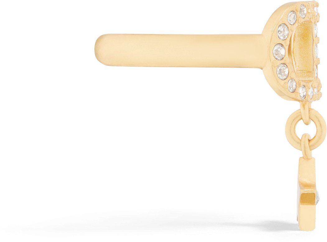 Petit CD Lucky Charms Ring Antique Gold-Finish Metal and Silver-Tone ...