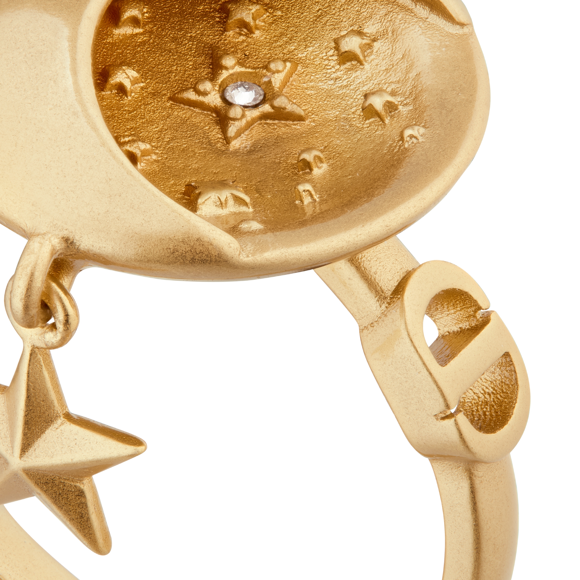 Dior Astral Ring Gold-Finish Metal and Silver-Tone Crystal | DIOR