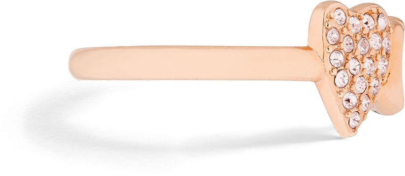 CD Navy Ring Pink-Finish Metal and Pink Crystals | DIOR