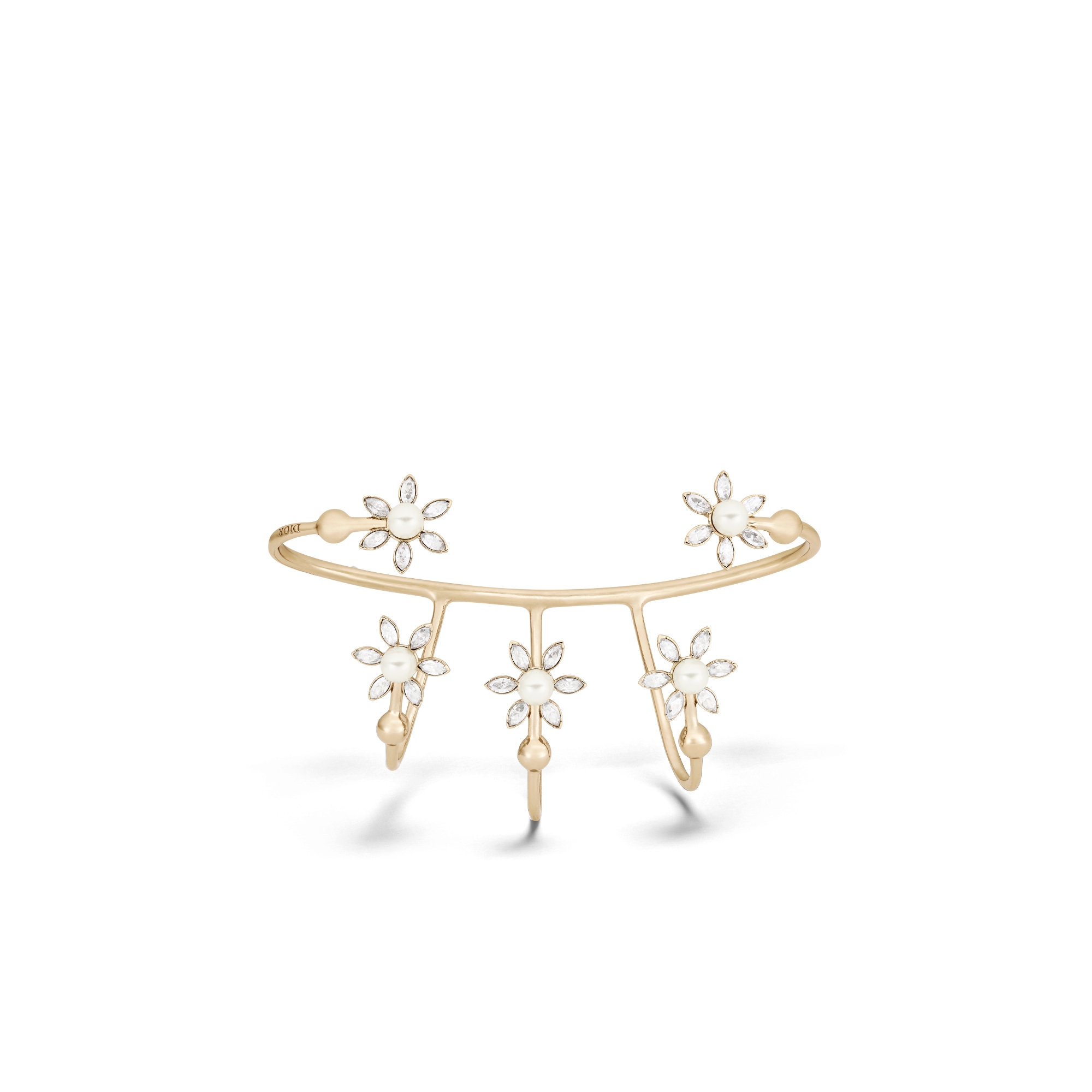 Bijou de main Bloom In Dior Métal finition dorée, perles en résine ...