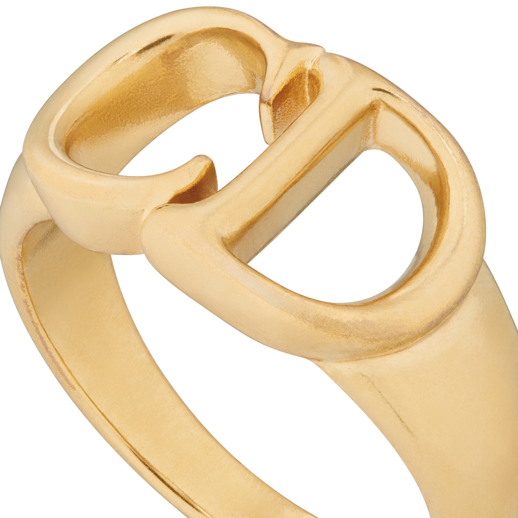 Saddle Ring Gold-Finish Metal | DIOR