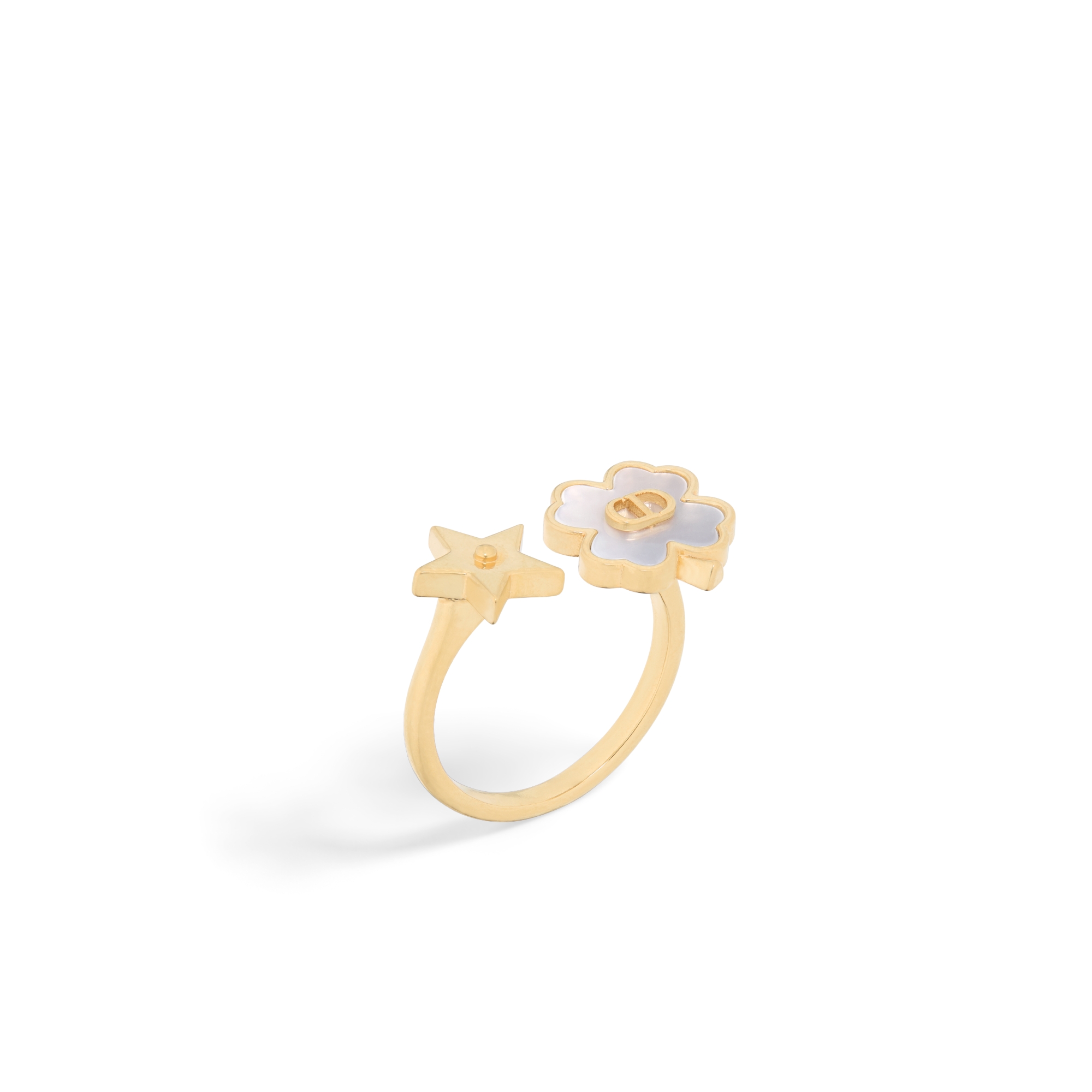 Dior Night Code Ring Gold-Finish Metal, White Crystals and Powder Beige ...