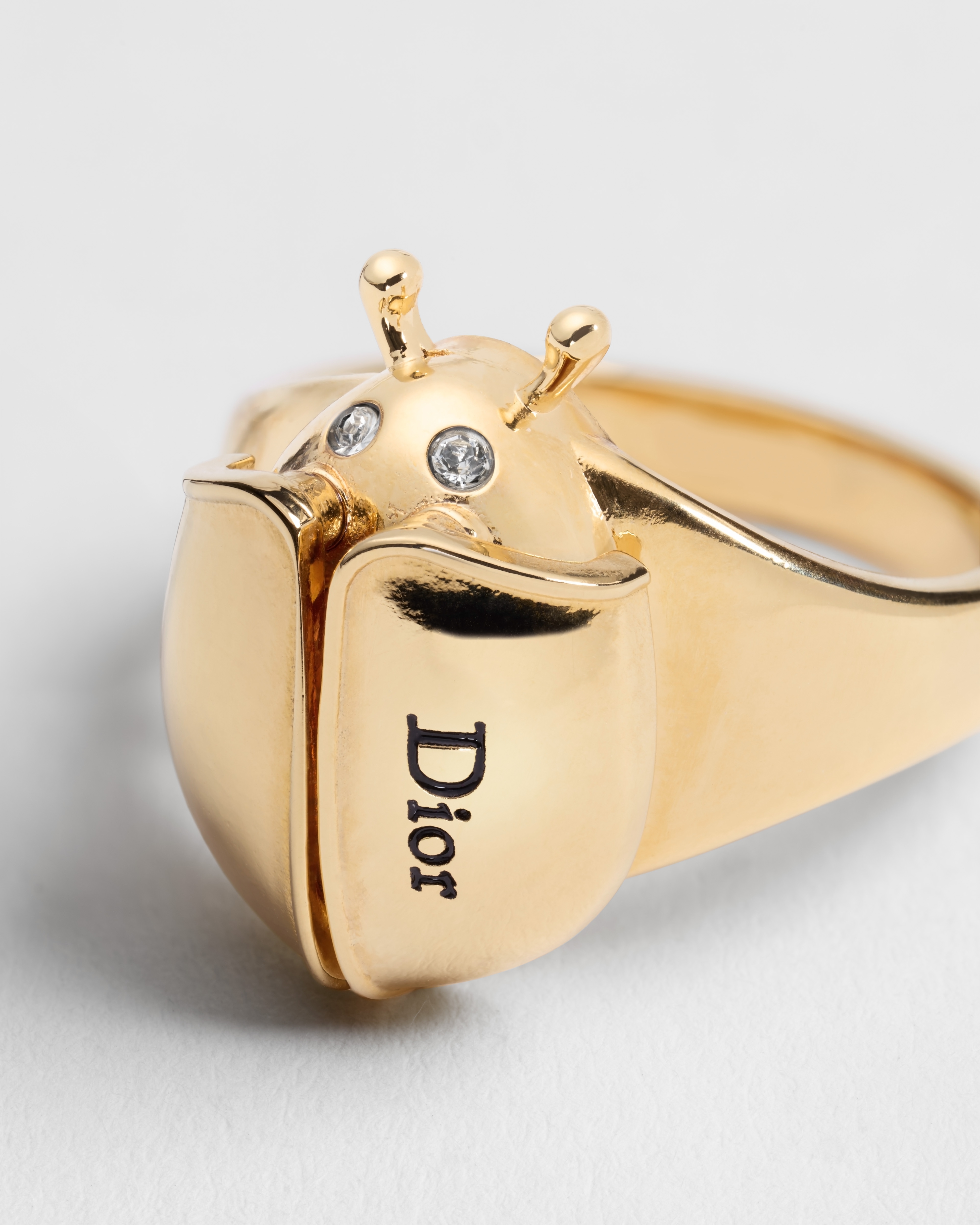 Dior Lady Spark Ring Gold-Finish Metal, Crystals and Pink Crystal | DIOR