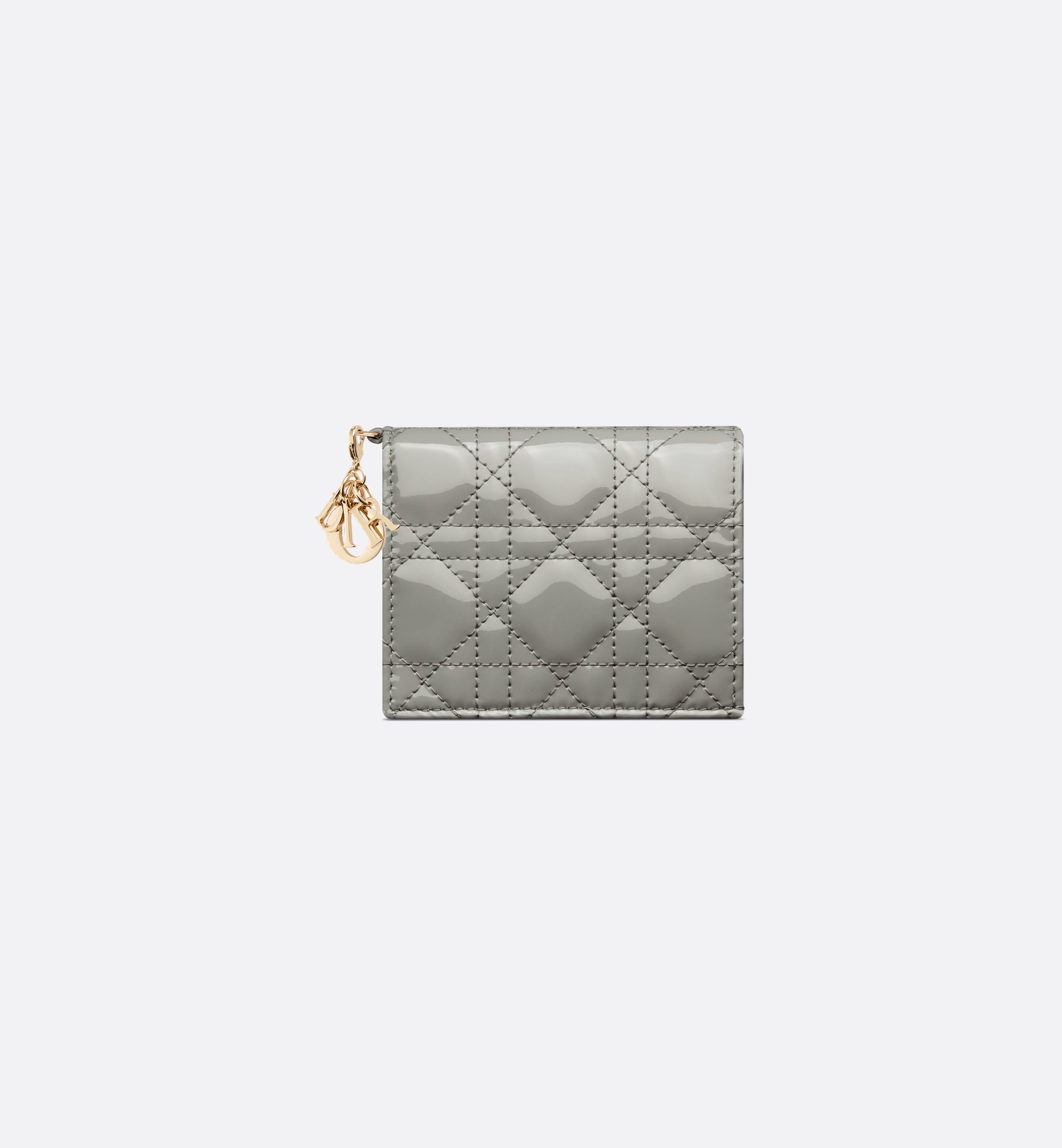 Mini Lady Dior Gardenia Wallet Cherry Red Patent Cannage Mini Lady Dior Gardenia Wallet Cherry Red Patent Cannage