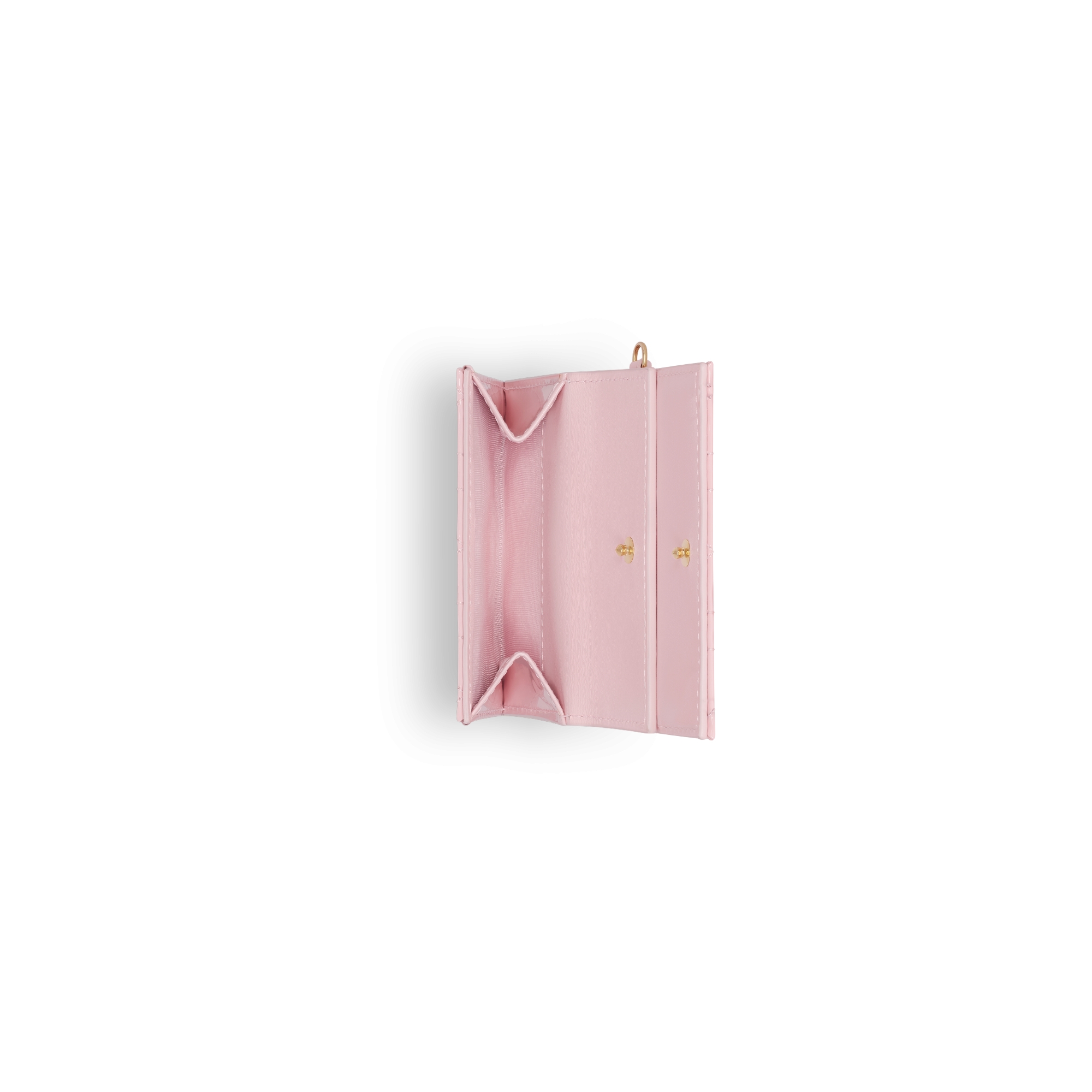 Lady Dior Lotus Wallet Cherry Blossom Pink Patent Cannage Calfskin | DIOR