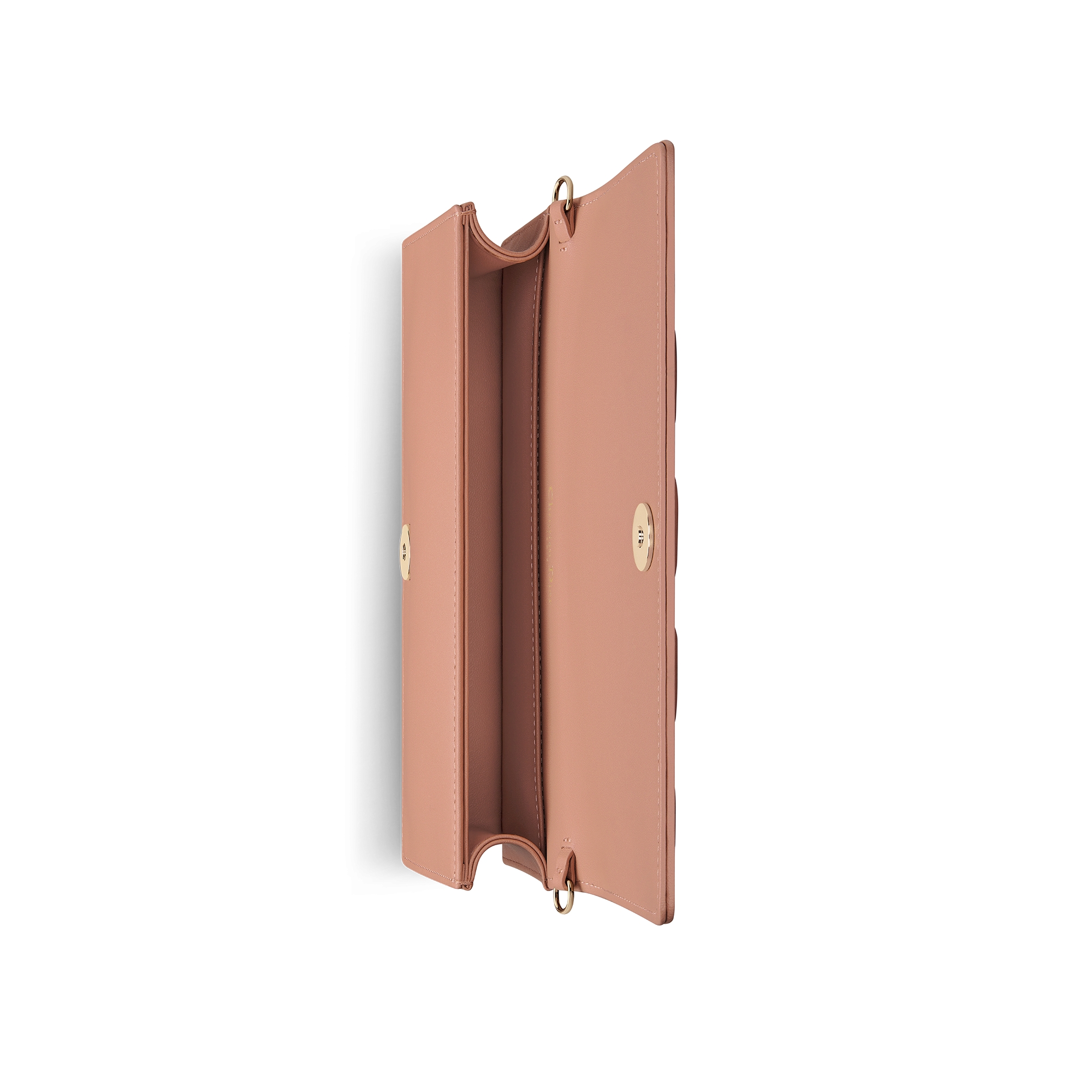 Lady Dior Pouch with Chain Rose des Vents Cannage Lambskin | DIOR