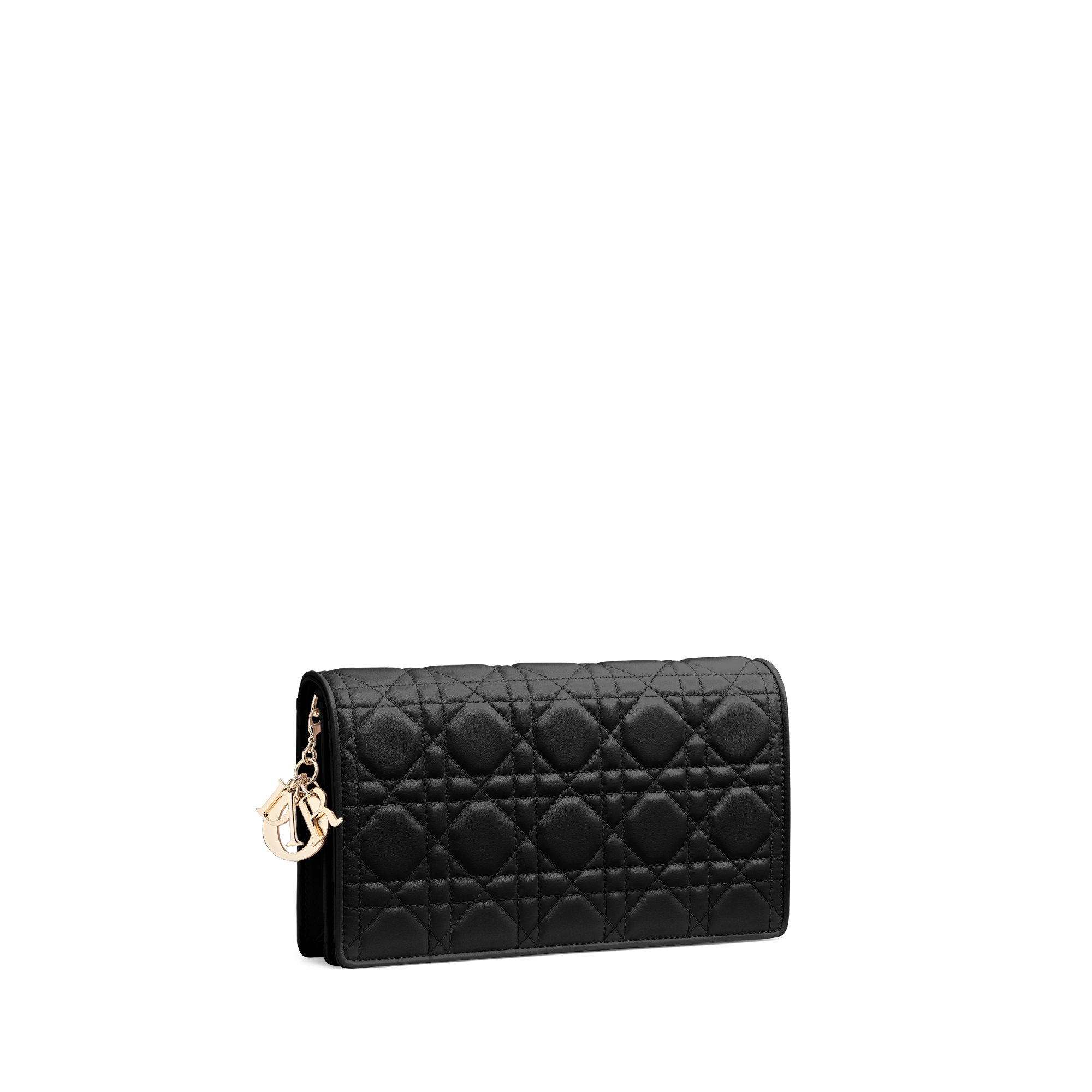 Lady Dior Pouch Black Cannage Lambskin | DIOR