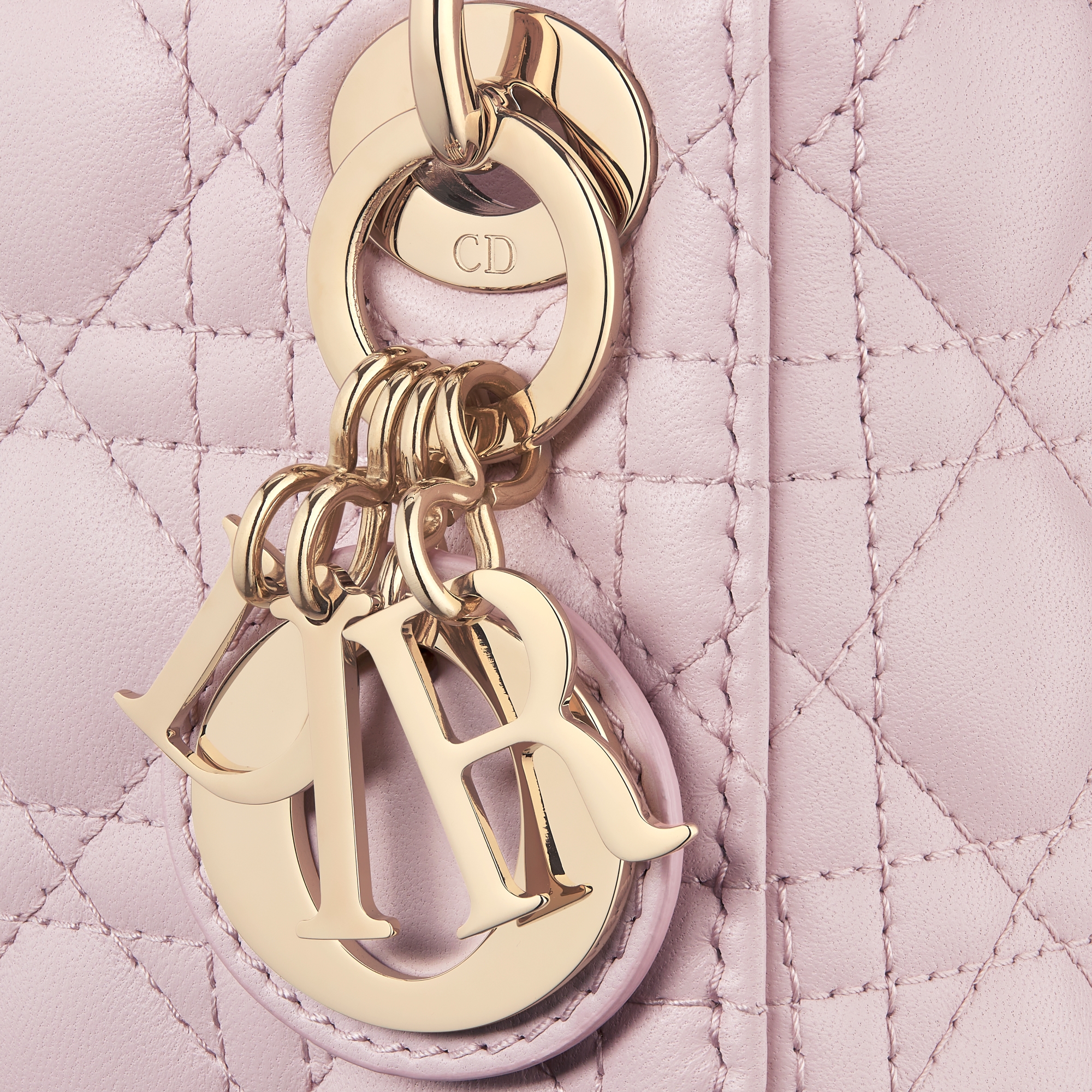 Lady Dior Micro Bag Pale Pink Cannage Lambskin | DIOR