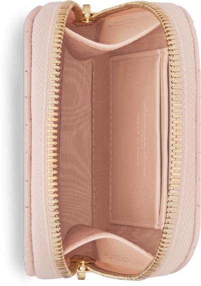 Lady Dior Call'in Dior Phone Holder Powder Pink Cannage Lambskin | DIOR