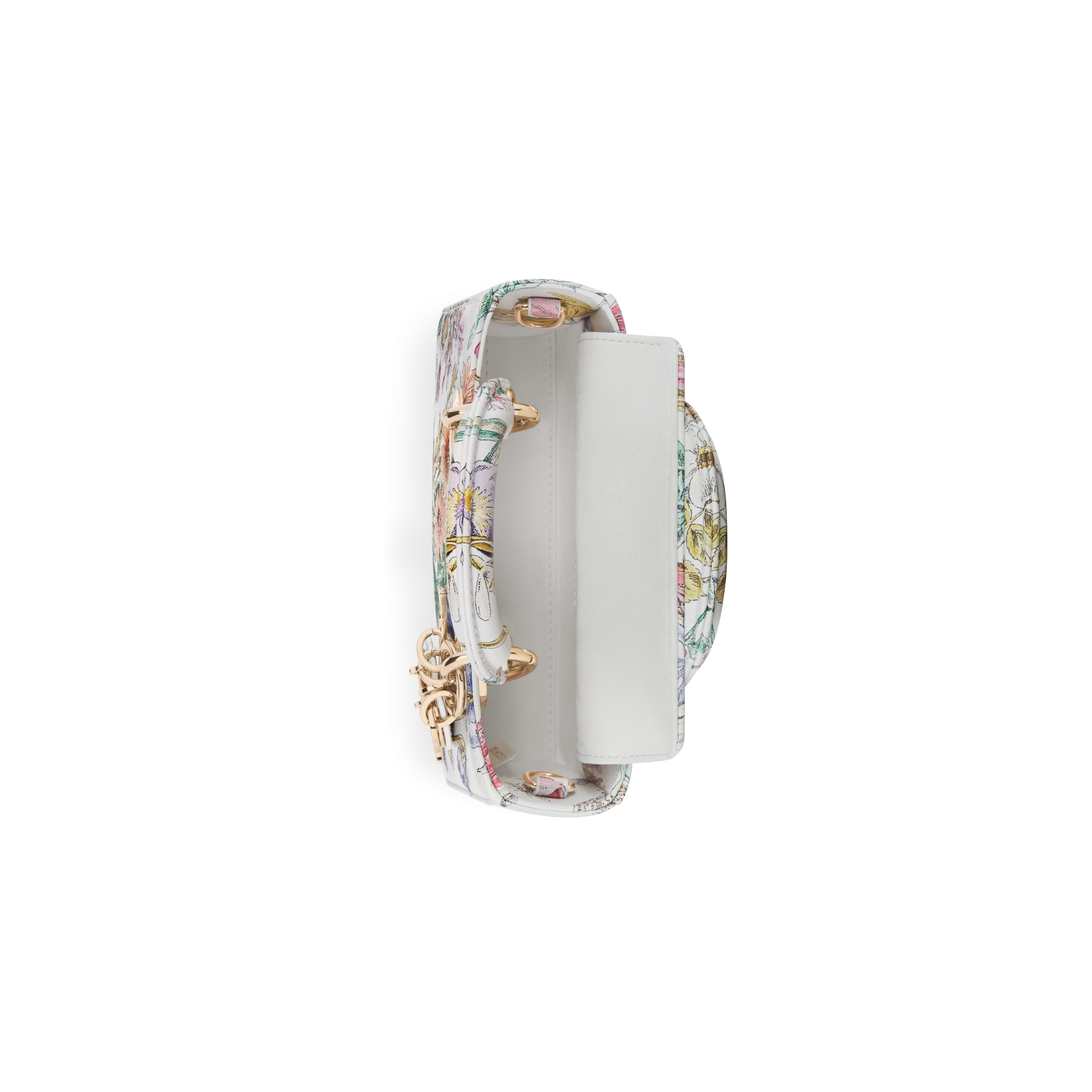 Dior Lucky Lady D-Joy Micro Bag Latte Calfskin with Multicolor Dior ...