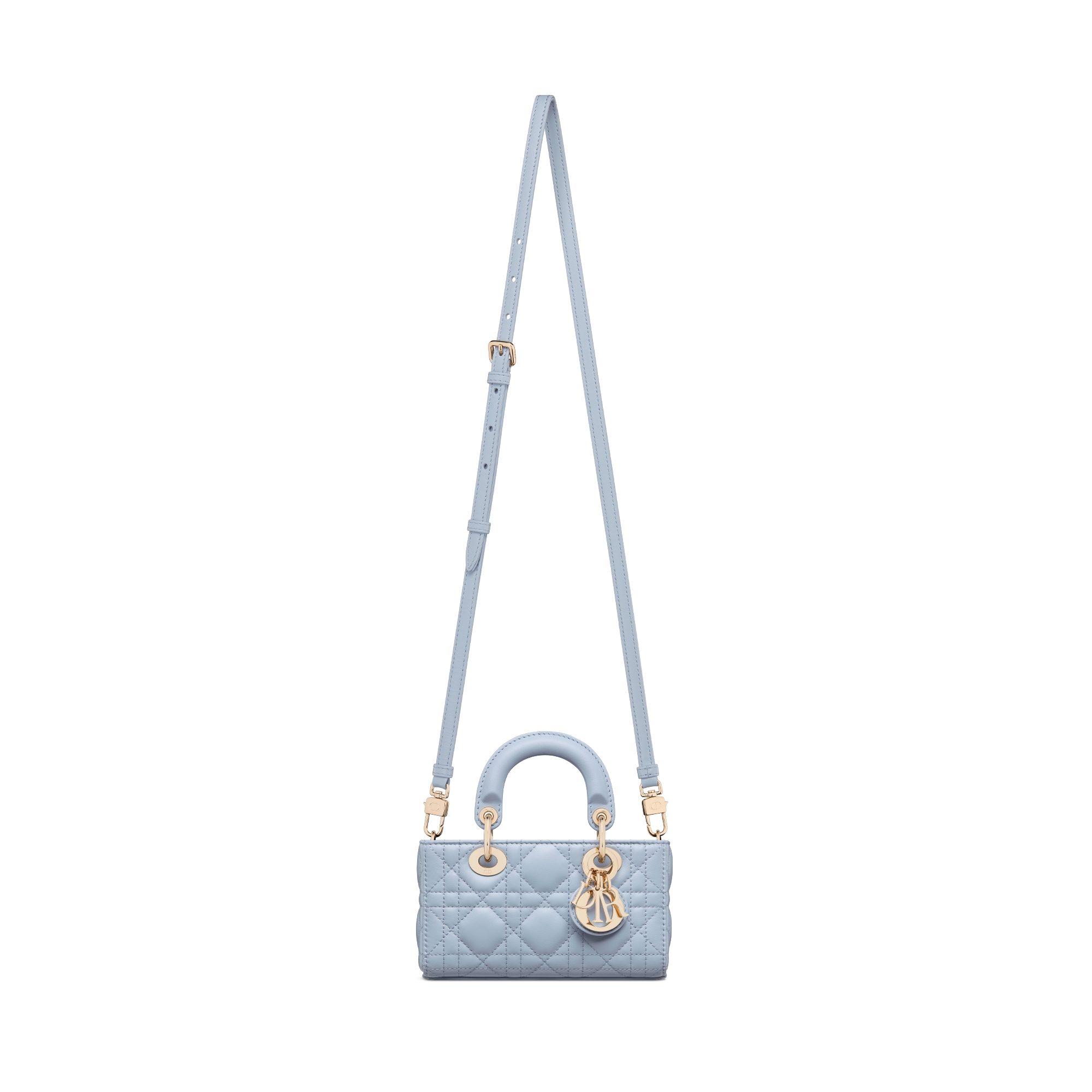 Lady D-Joy Micro Bag Pale Blue Cannage Lambskin | DIOR