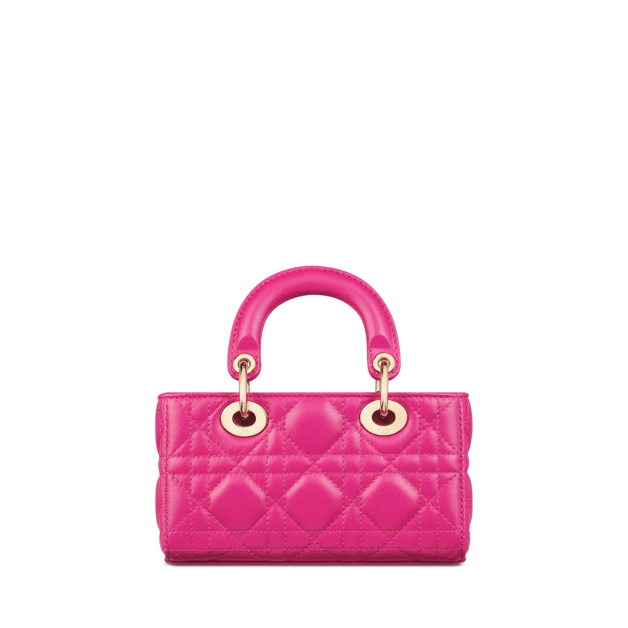 Microborsa Lady D-Joy Pelle di agnello Cannage fucsia | DIOR
