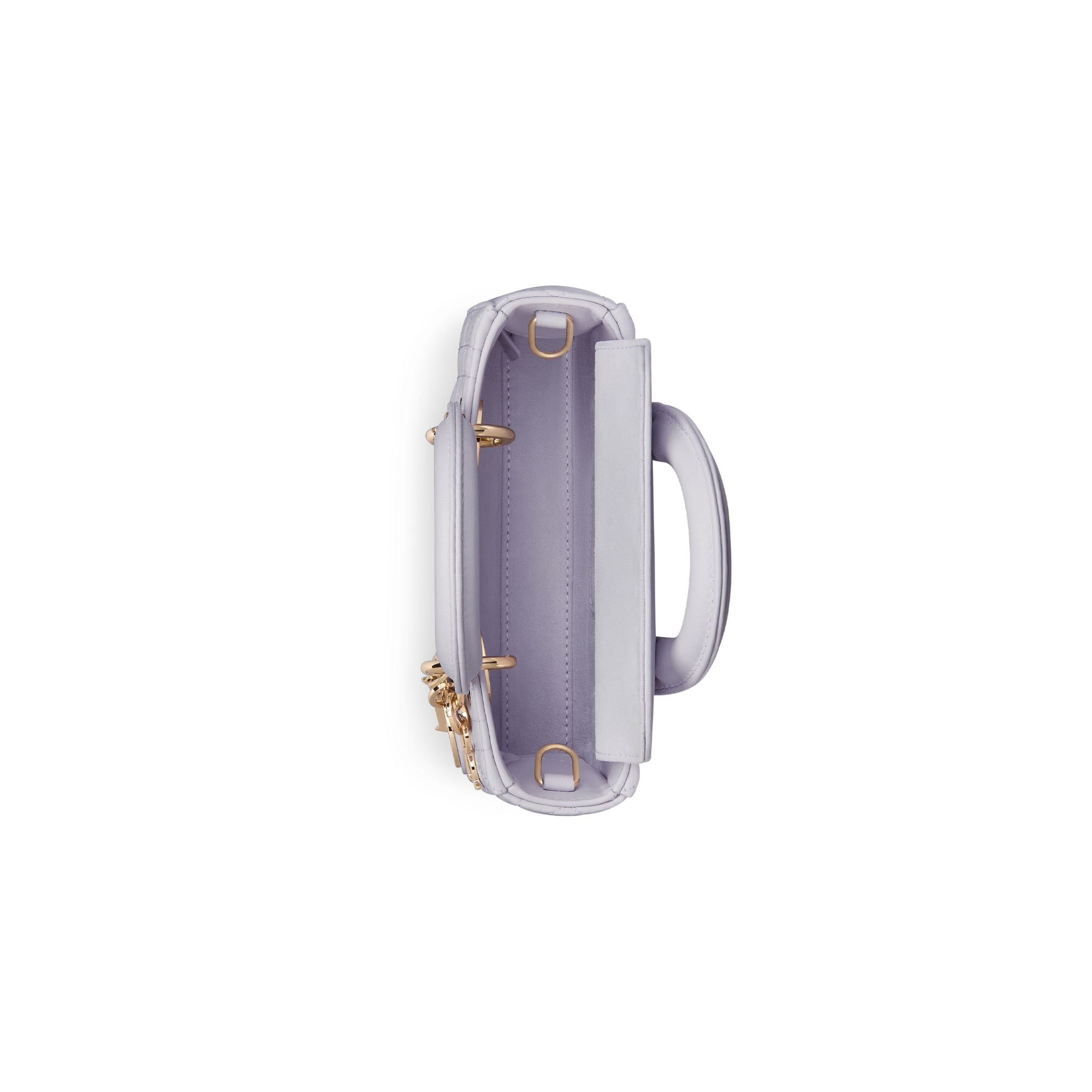 Microbolso Lady D-Joy Piel de cordero Cannage lila | DIOR