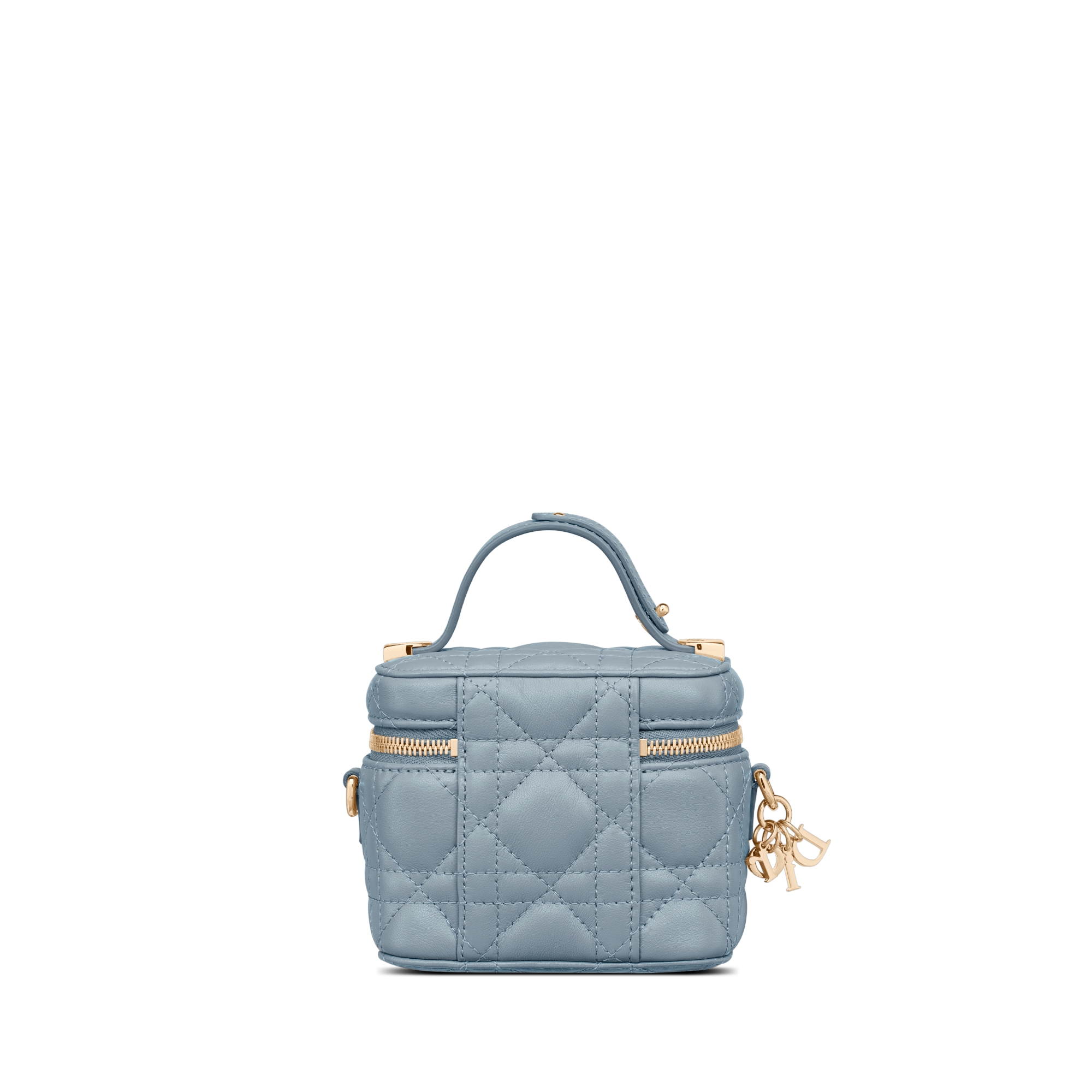 Lady Dior Micro Vanity Case Cloud Blue Cannage Lambskin | DIOR