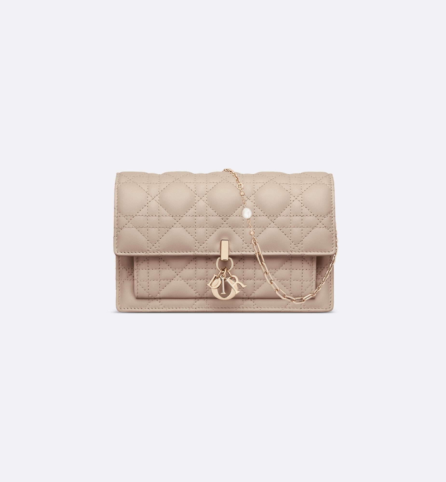My Dior Daily Pouch with Chain Black Cannage Lambskin | DIOR My Dior Daily Pouch with Chain Black Cannage Lambskin | DIOR