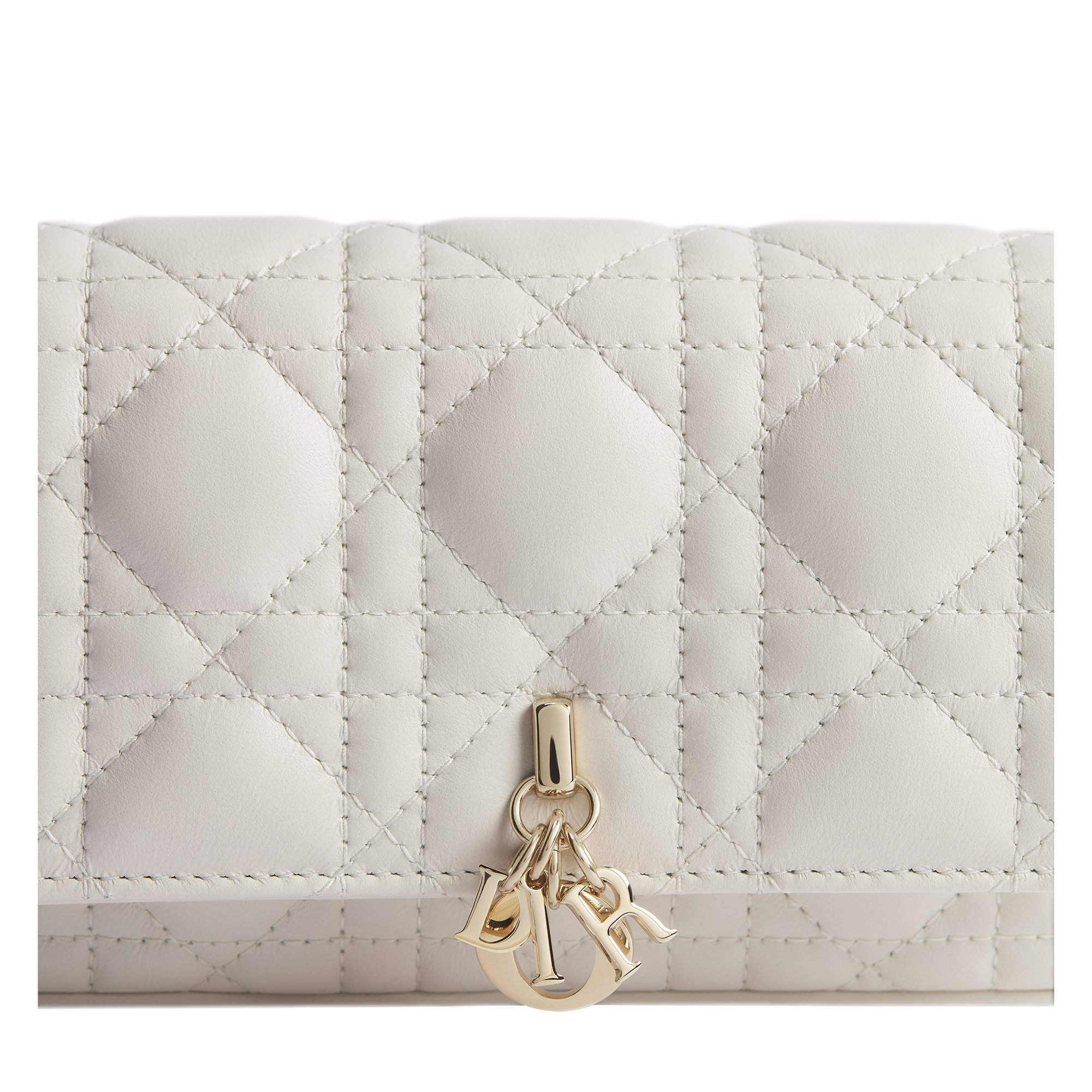 My Dior - Dior Talk Phone Pouch Latte Cannage Lambskin | DIOR