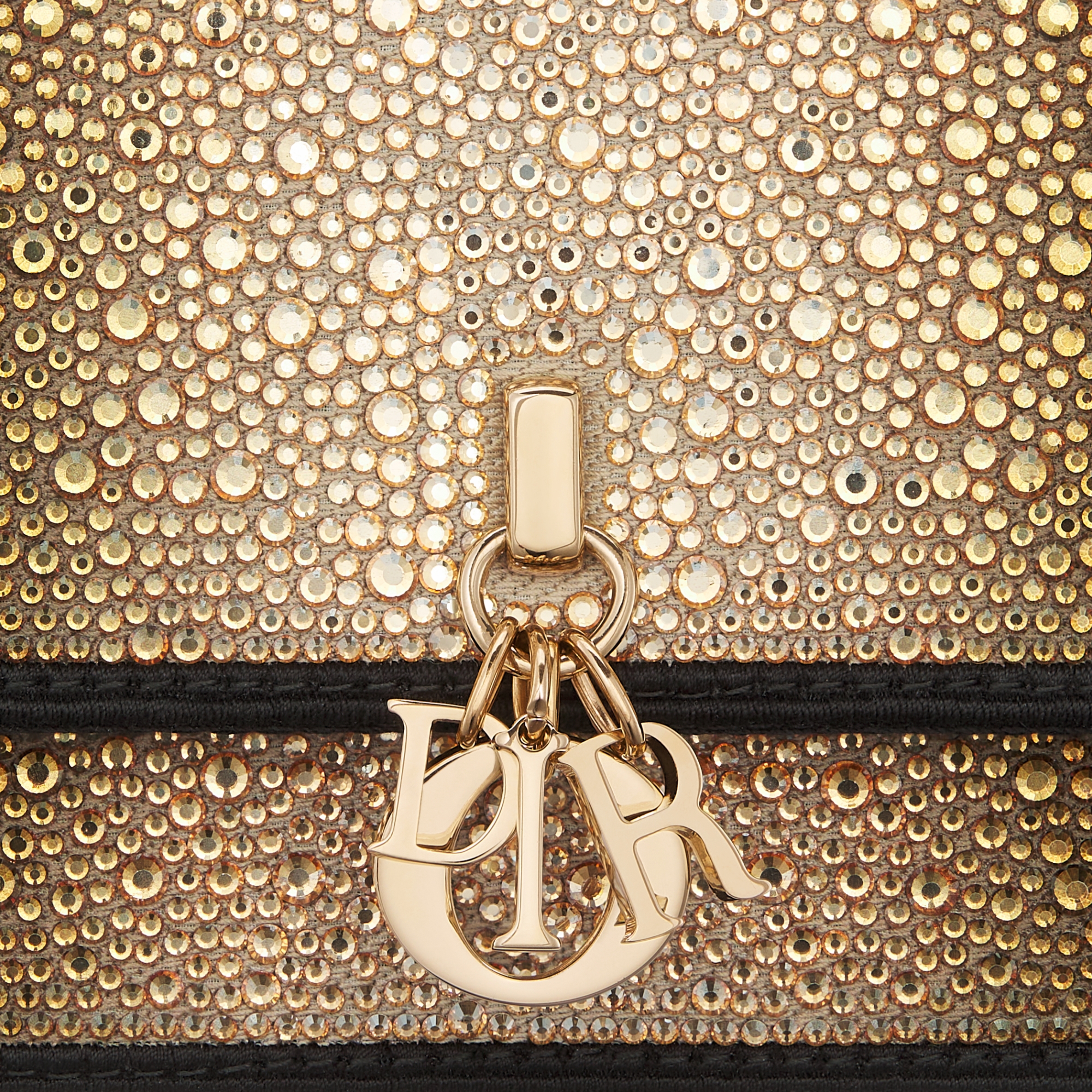 Dior Or My Dior Mini Bag Embroidery Embellished with Gradient Gold-Tone ...